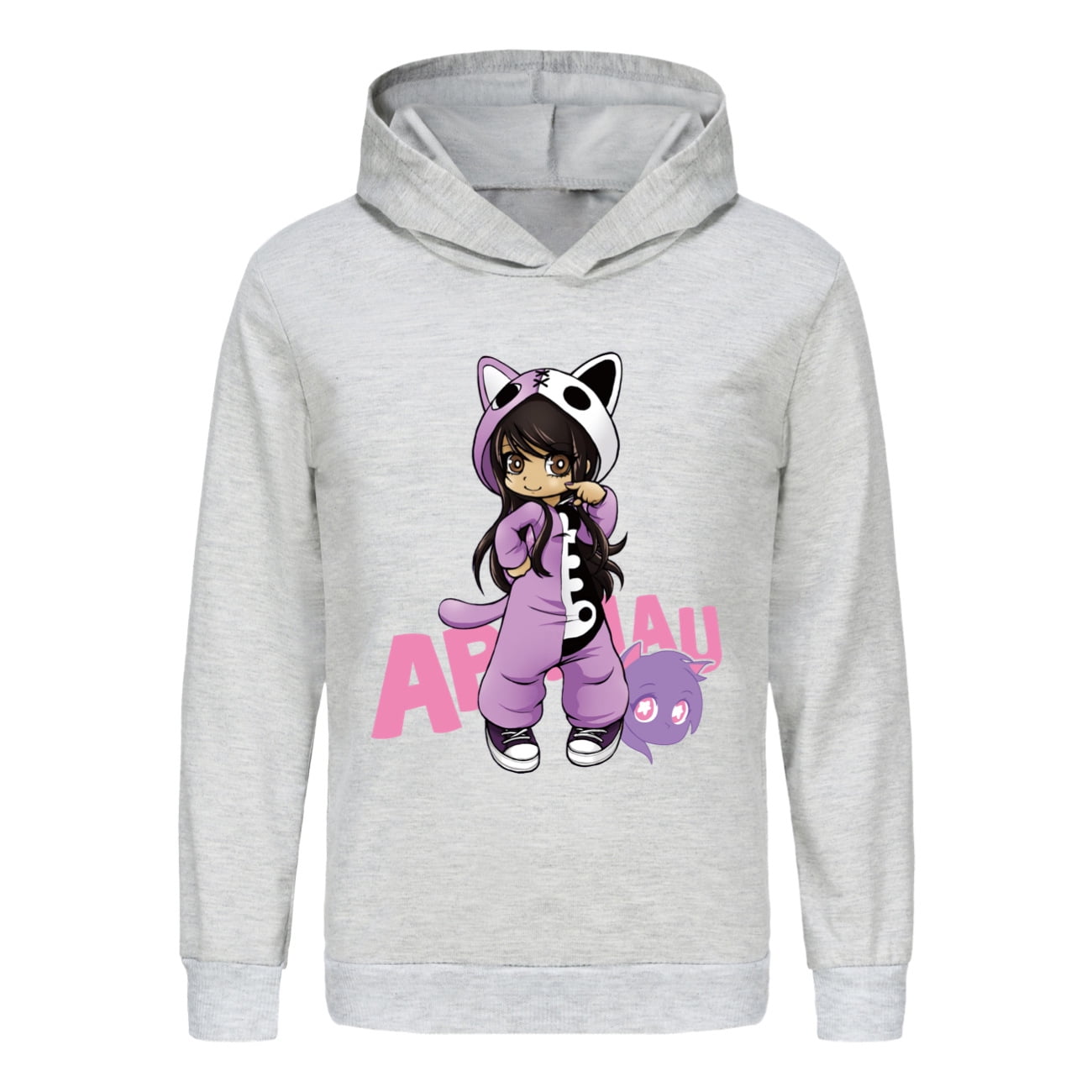 Cartoon Aphmaus Hoodie Sweatshirts for Girls Soft Long Sleeves Pullover ...