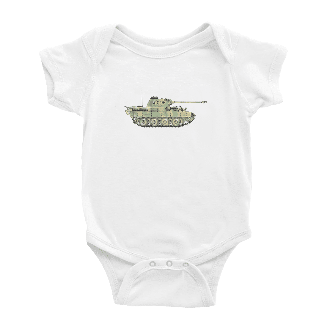 Cartoon Army Tank Cute Baby Jumpsuits Boy Girl Newborn Clothes ...