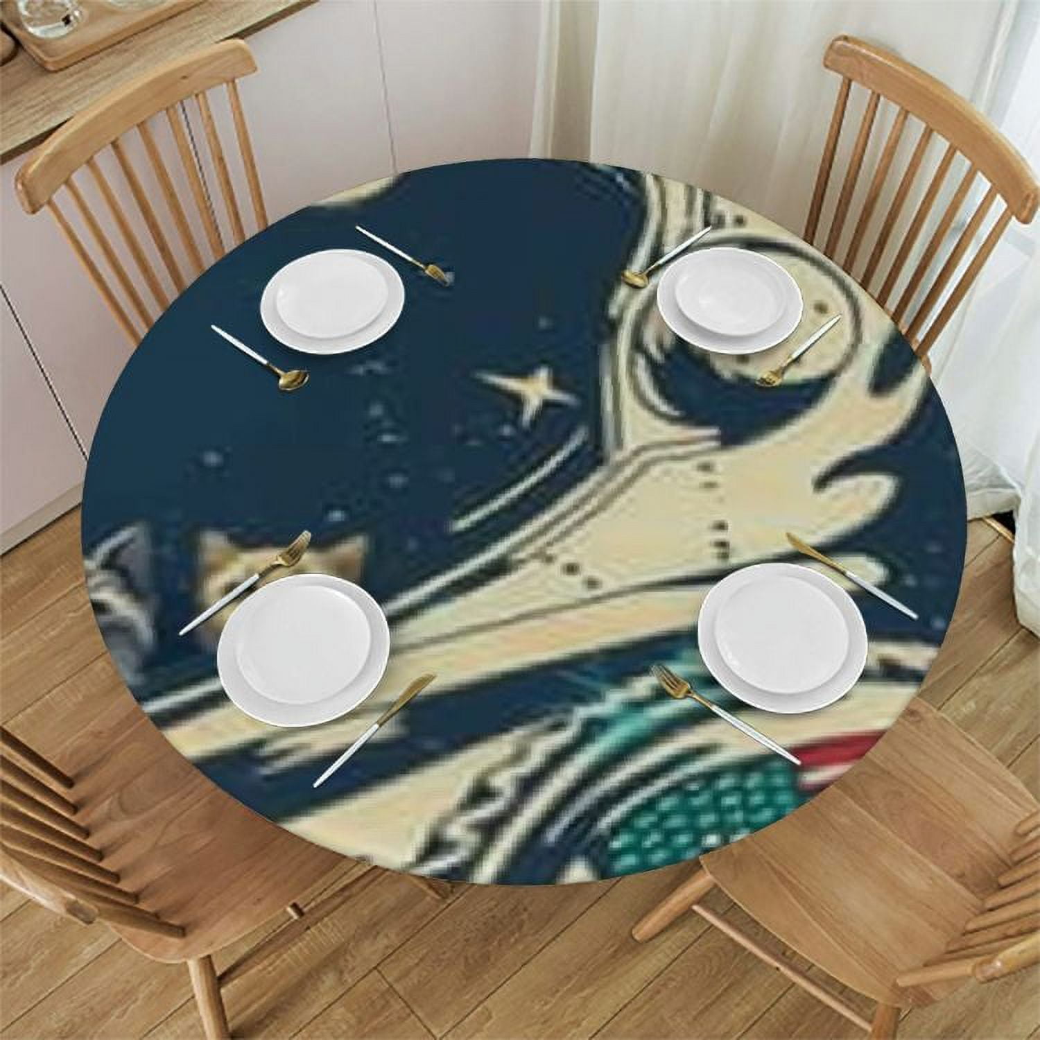 Cartoon Astronaut Galaxy Table Cloth,Outer Space Tablecloths Kids Girls ...