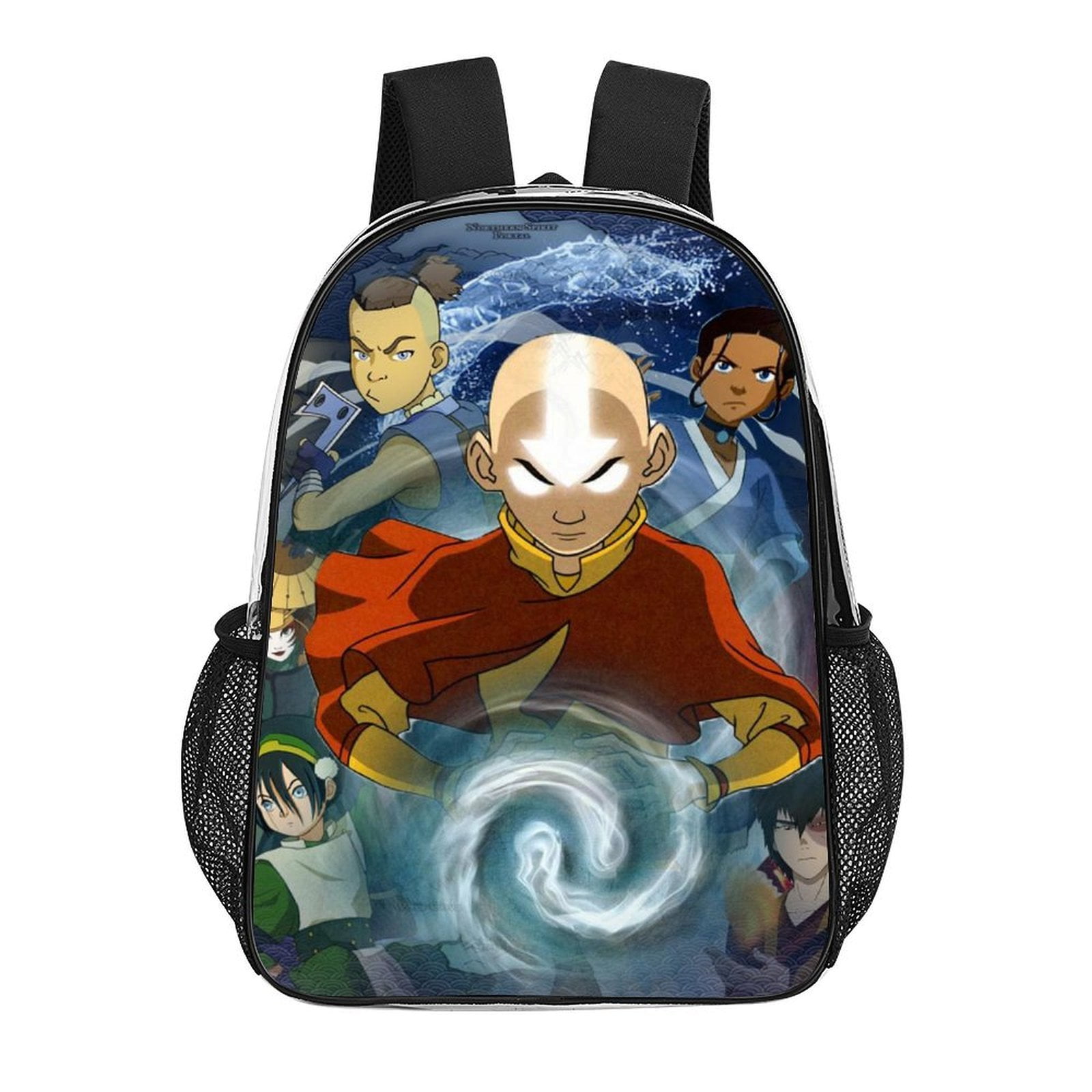 Cartoon Avatar The Last Airbender Clear Backpack Transparent Bag Large ...