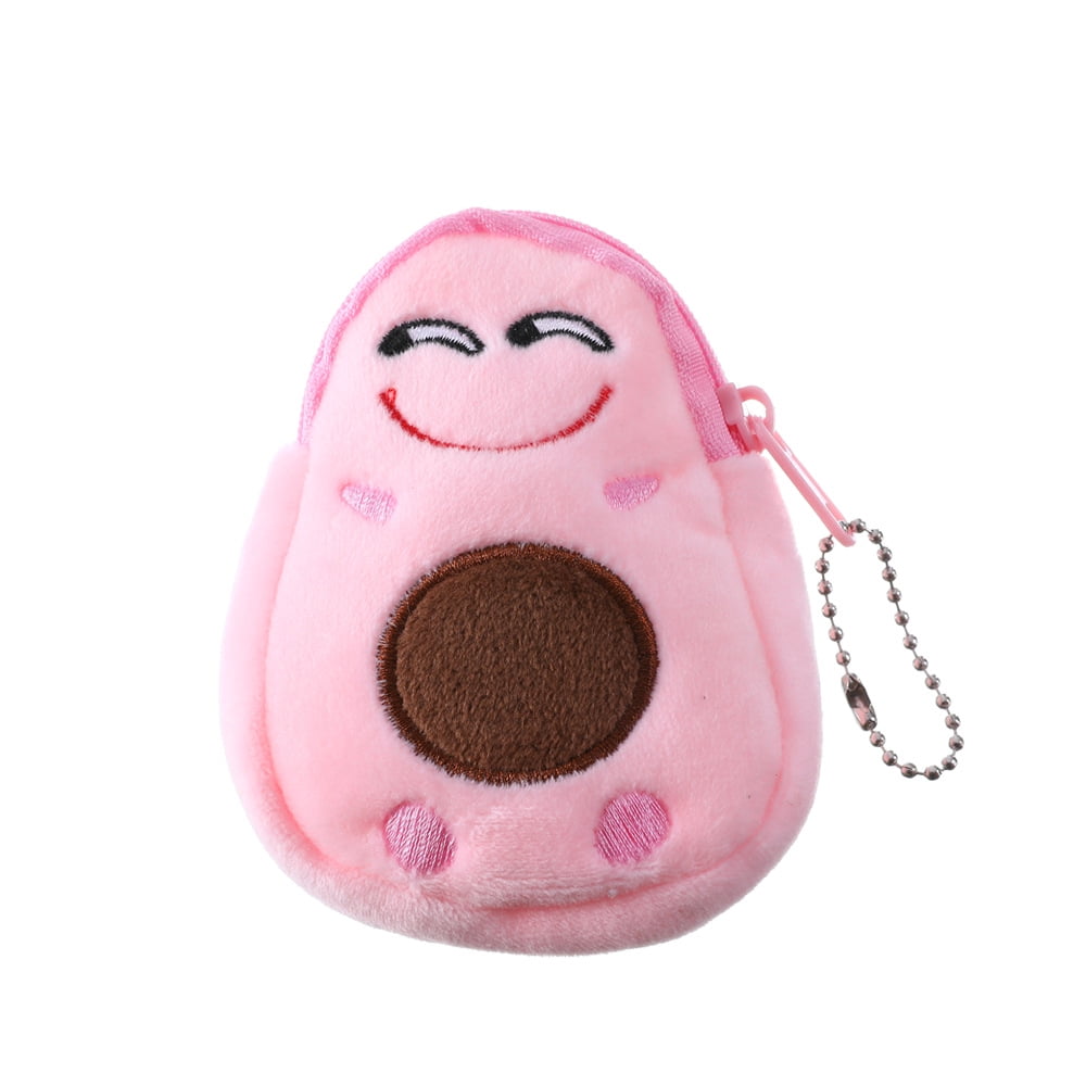 Cartoon Avocado Plush Purse,Small Coin Bag,Kawaii Wallet,Money Pouch ...