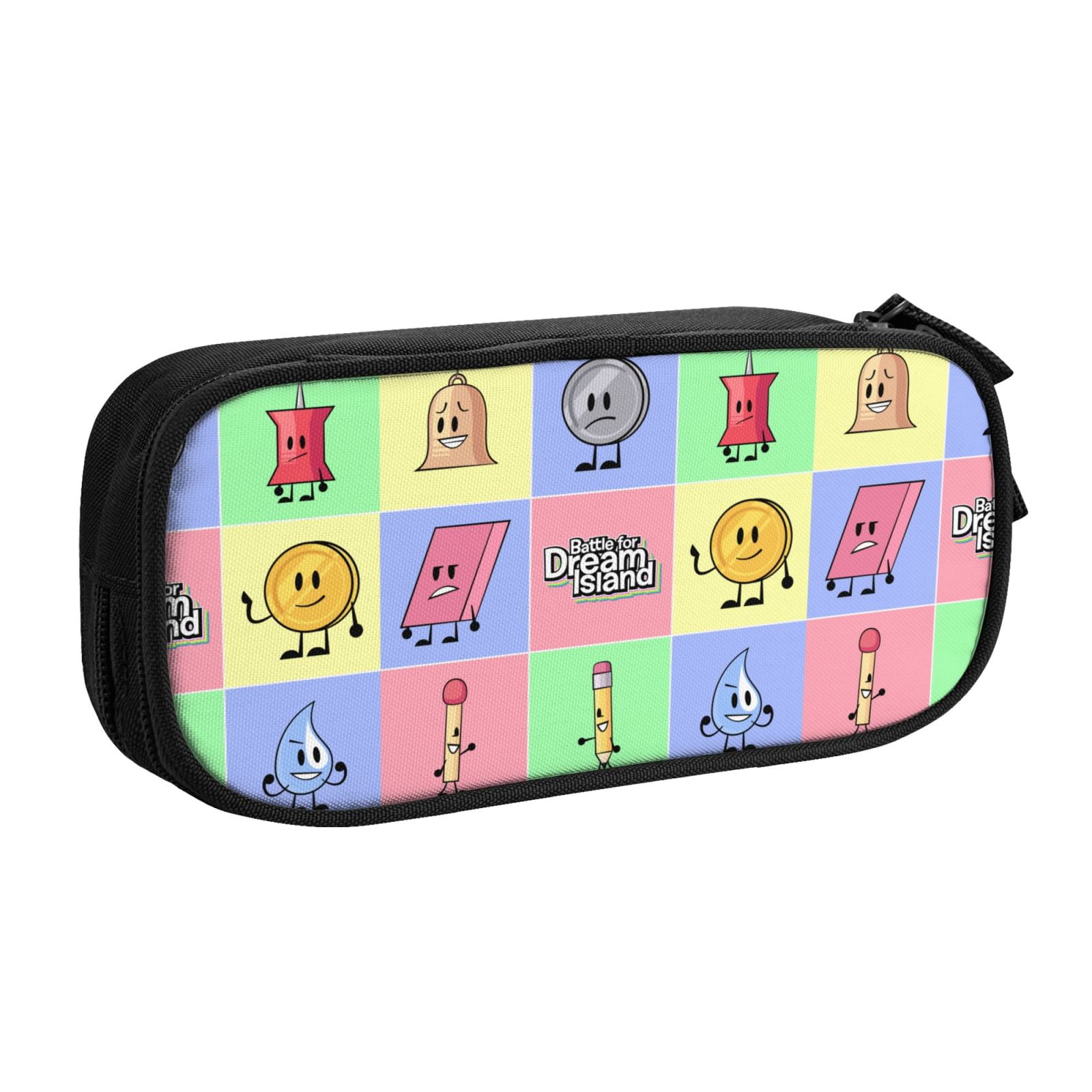 Cartoon BFDI Battle For Dream Island Pencil Case Large Capacity ...
