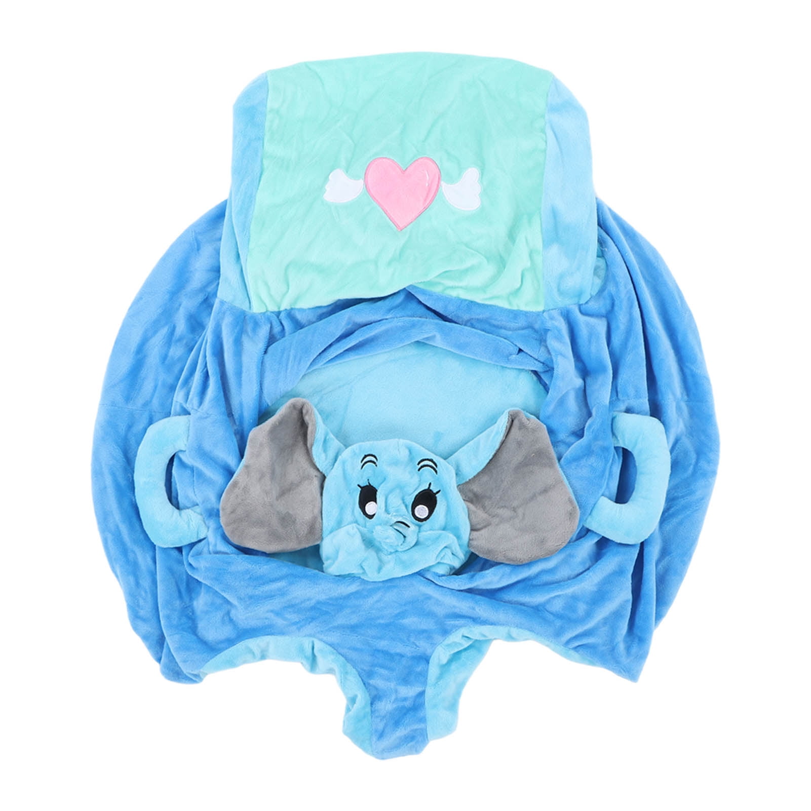 Cartoon Baby Sitting Chair, Educational Sofa with 2 Front Holes, Infant ...