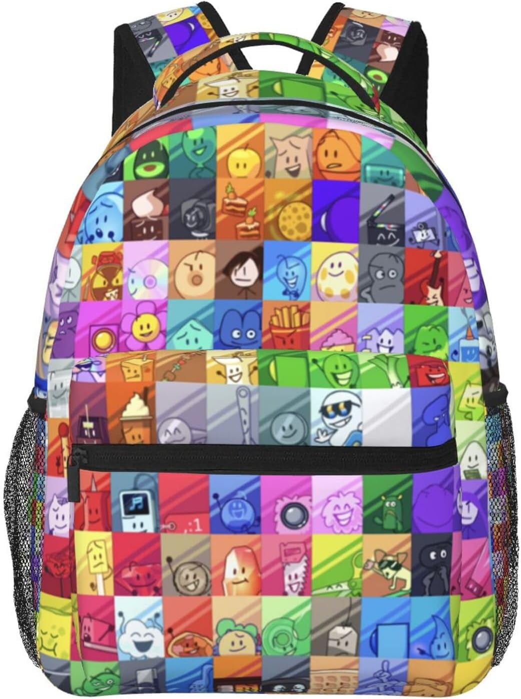 Cartoon Backapck Casual Canvas Bag 3D Print Battle Anime for Bfdi ...