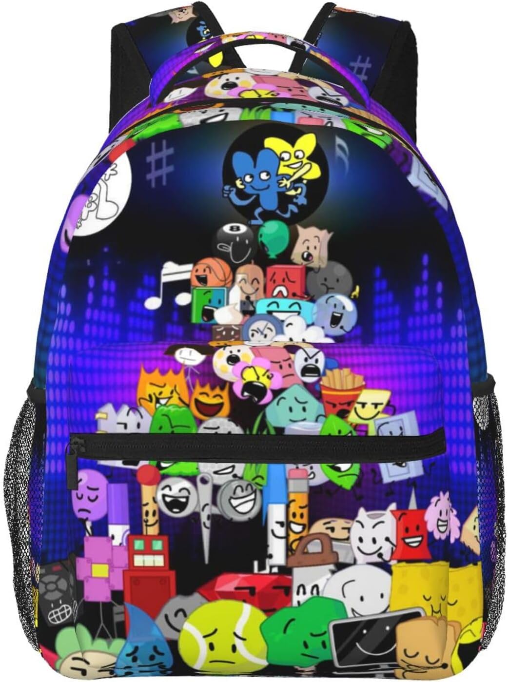 Cartoon Backapck Casual Canvas Bag 3D Print Battle Anime for Bfdi ...