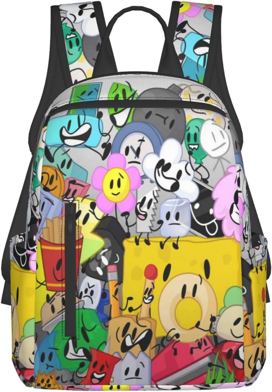 Cartoon Backapck Multifunction Casual Canvas Bag 3D Print Battle Anime ...