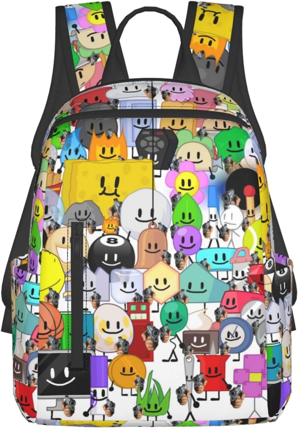 Cartoon Backapck Multifunction Casual Canvas Bag 3D Print Battle Anime ...