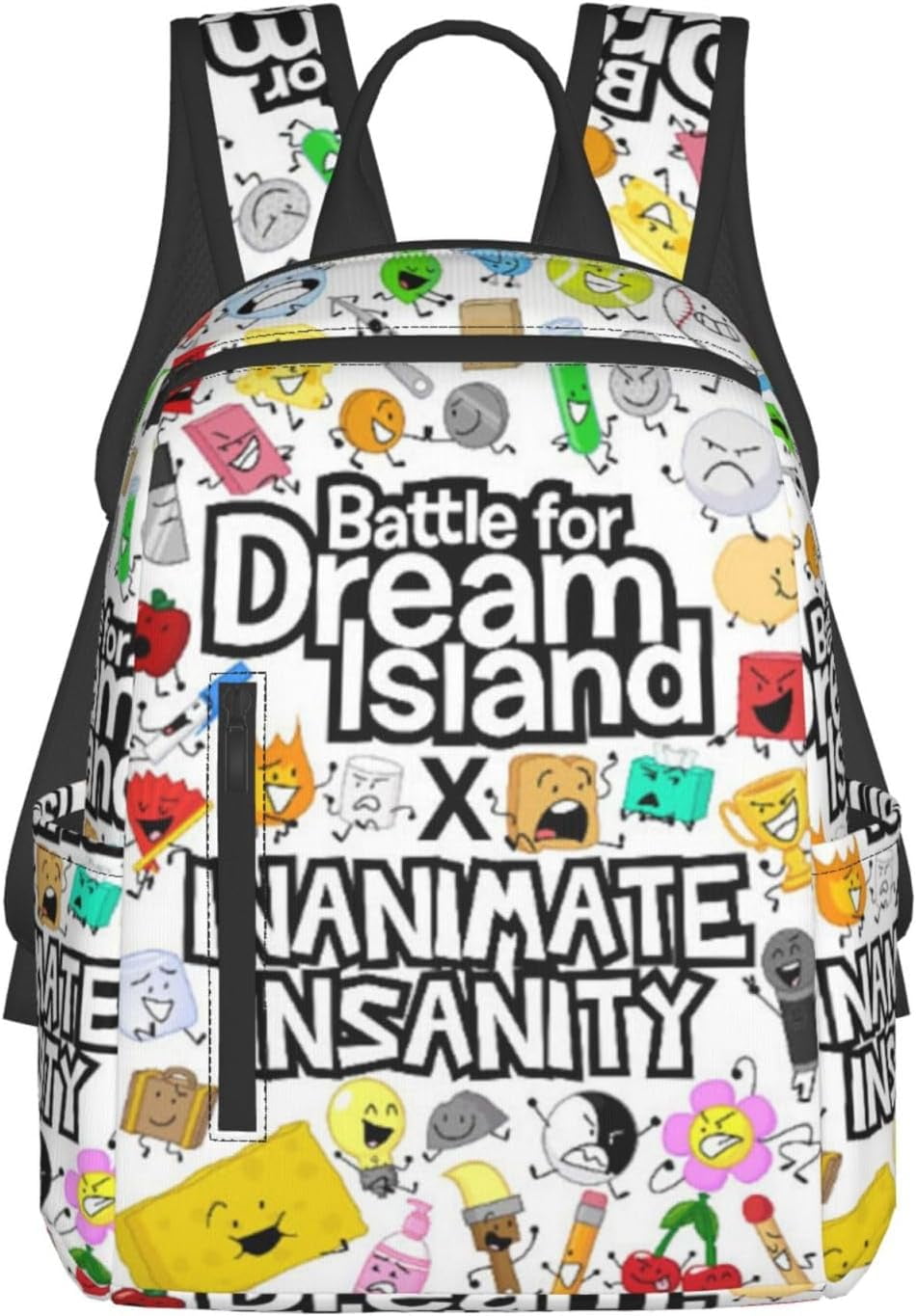 Cartoon Backapck Multifunction Casual Canvas Bag 3D Print Battle Anime ...