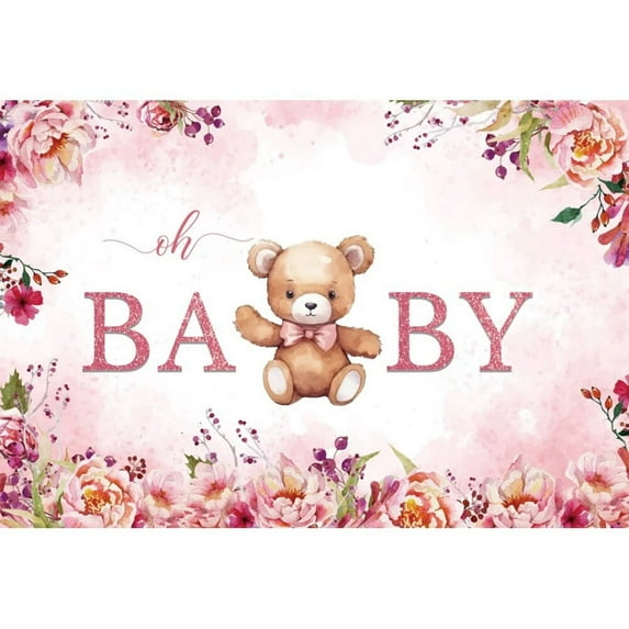 Cartoon Backdrop Birthday Decorations Cute Kids Hanging Canvas ...