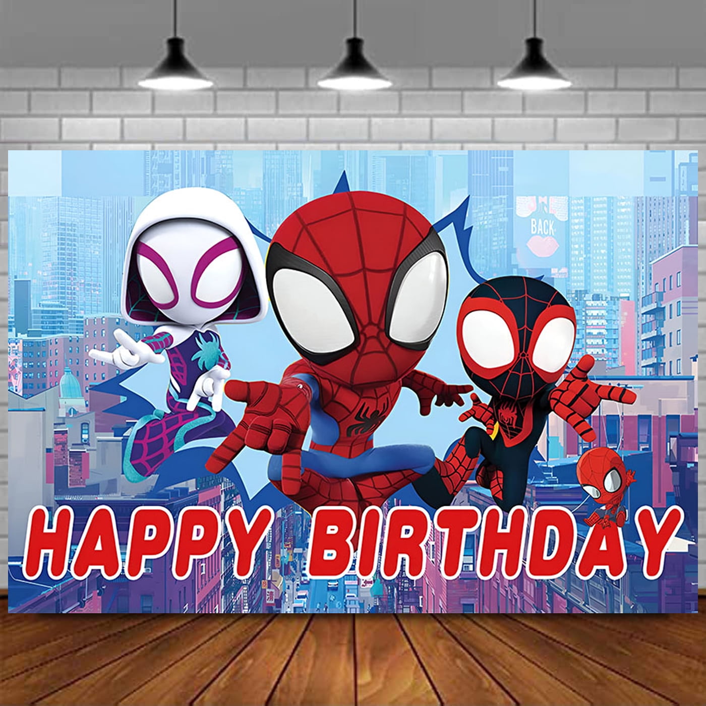 Cartoon Backdrop Party Decoration Supplies, 5 * 3FT Cartoon Photo Decor ...