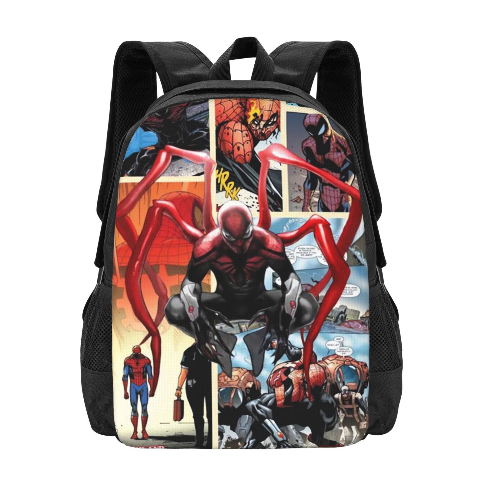 Cartoon Backpack 3d Printing Iron Spider-Menfolk Adjustable Lightweight ...