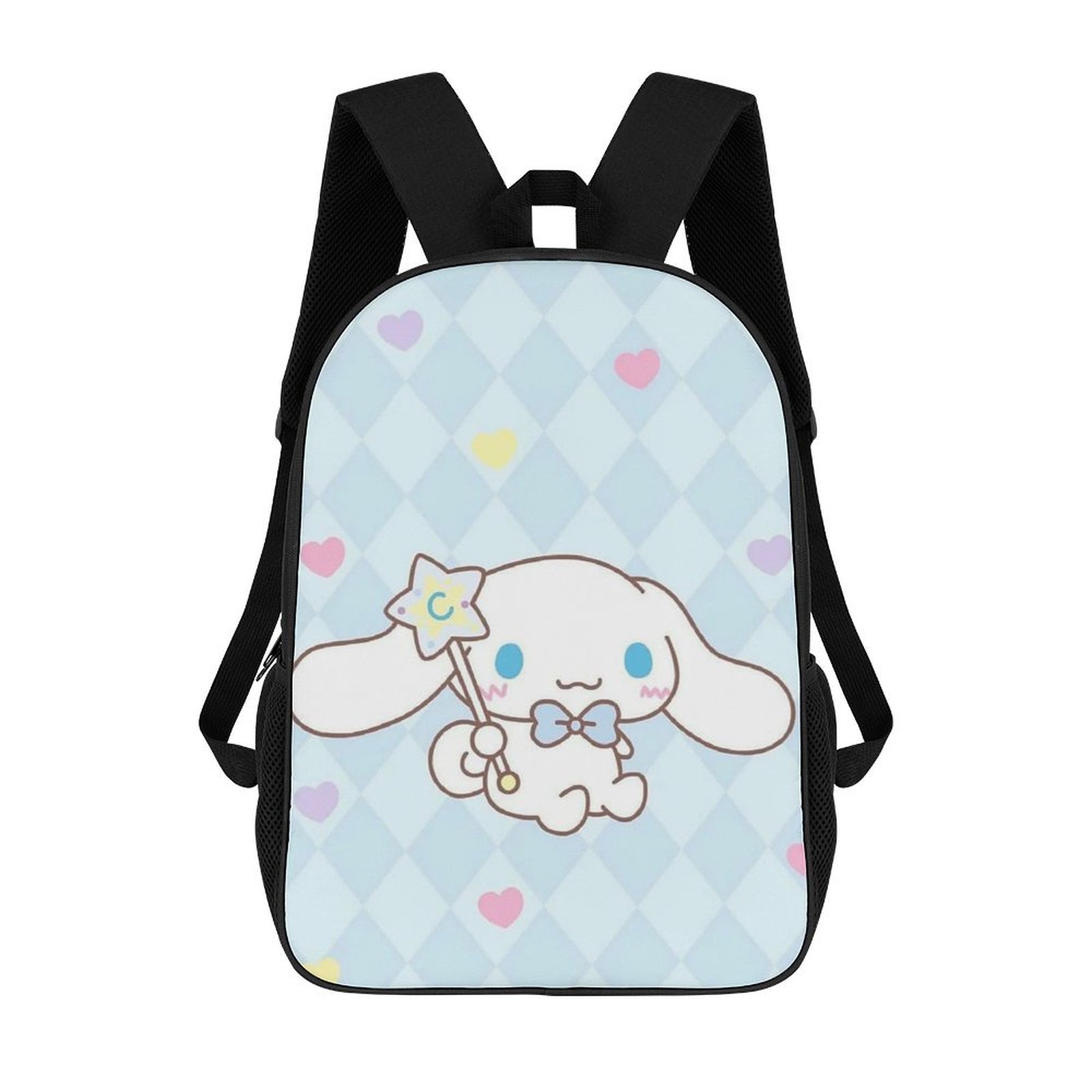 Cartoon Backpack Cinnamoroll Anime Peripheral Black Computer Bag Comic ...