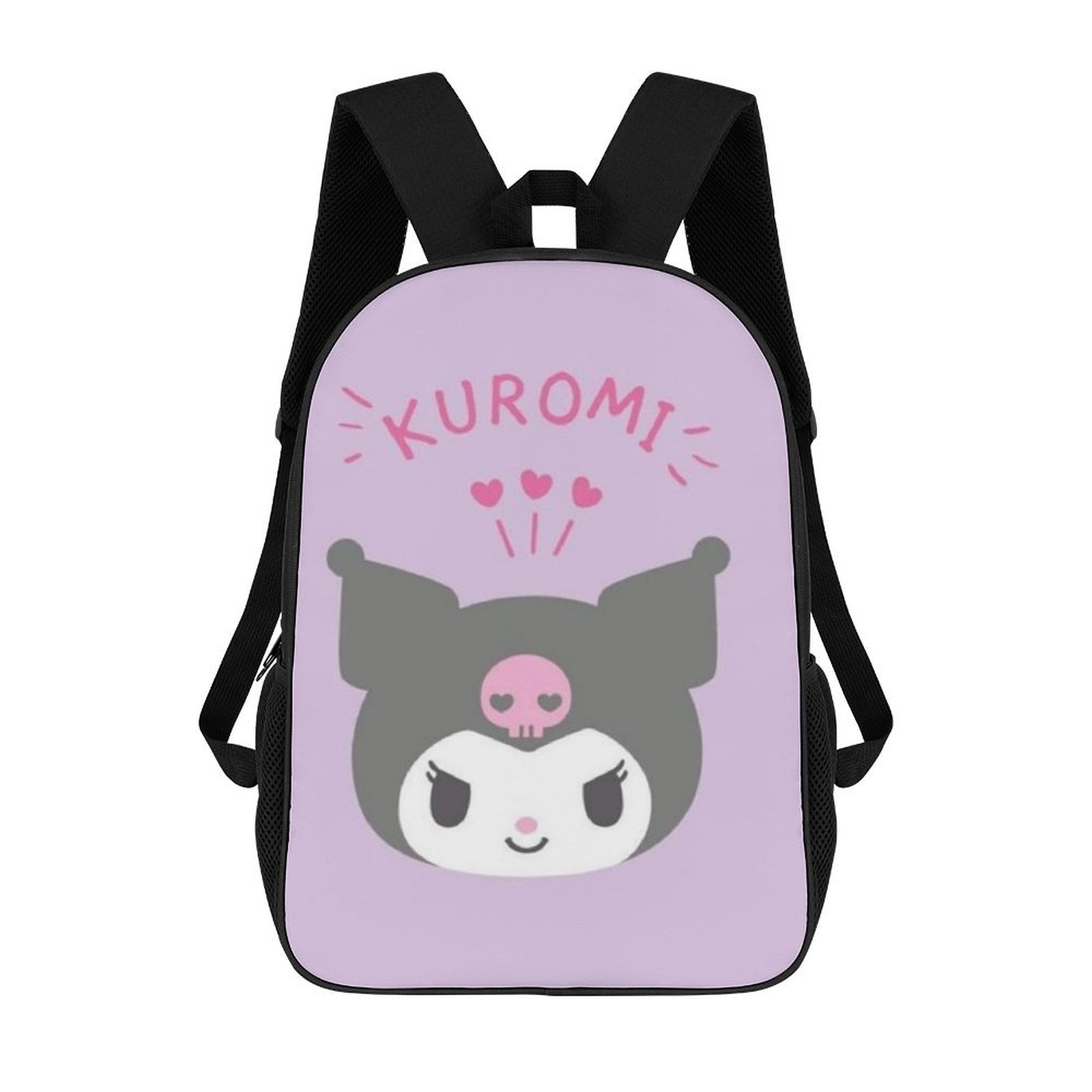 Cartoon Backpack Kuromi Anime Peripheral Black Computer Bag Comic ...