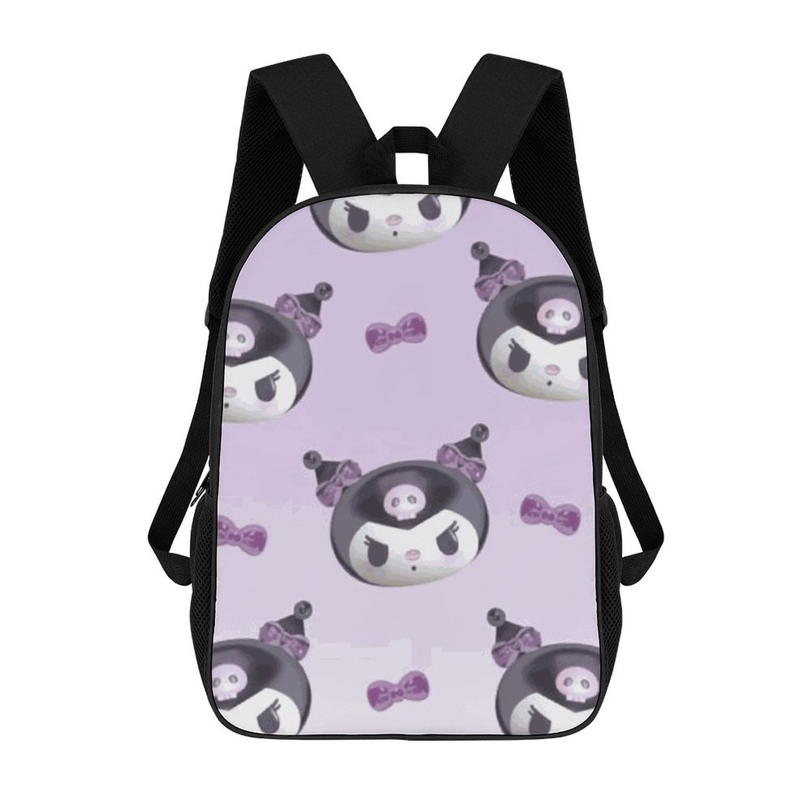Cartoon Backpack Kuromi Anime Peripheral Black Computer Bag Comic ...