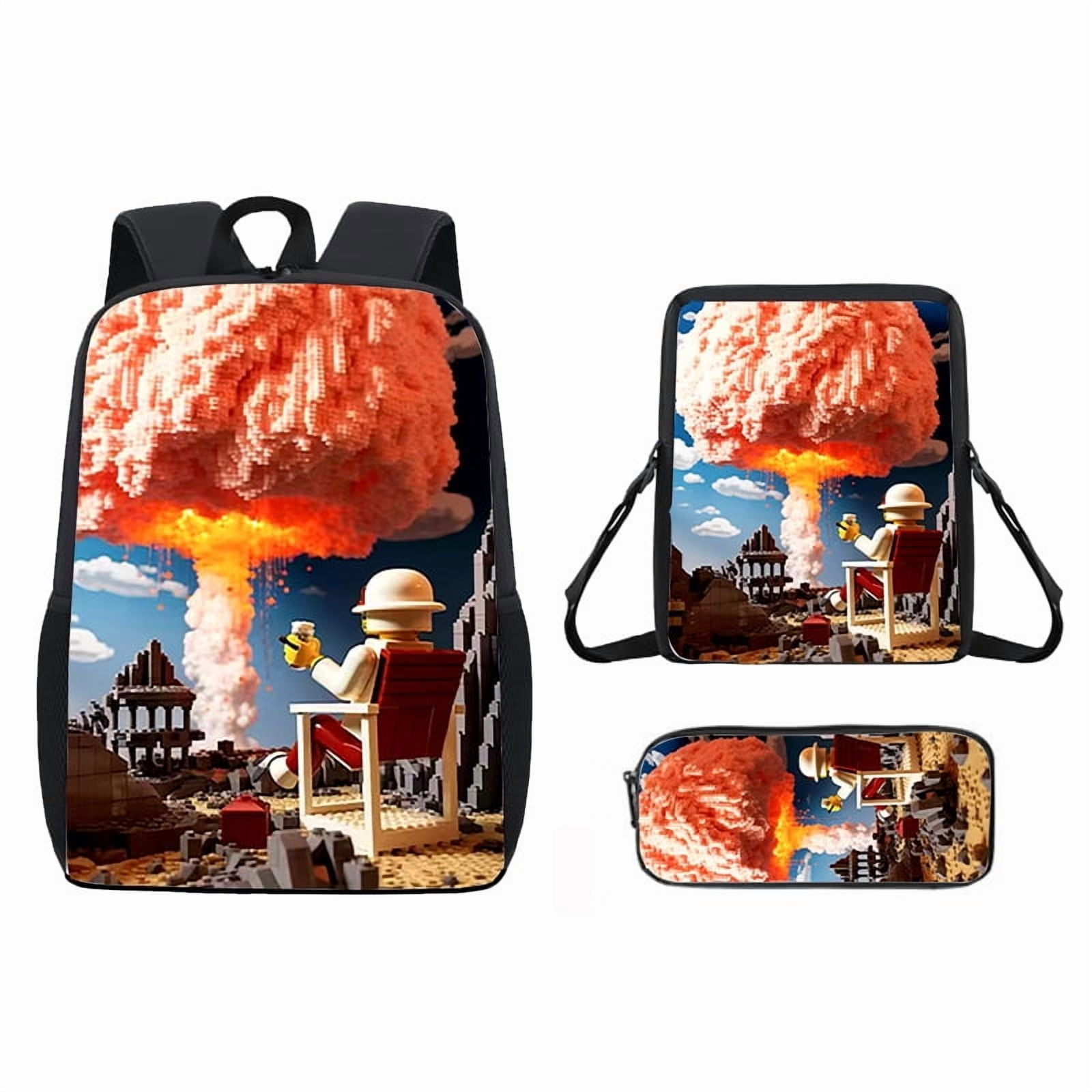Cartoon Backpack Roblox Anime Backpacks Set Laptop Backpack Lightweight ...