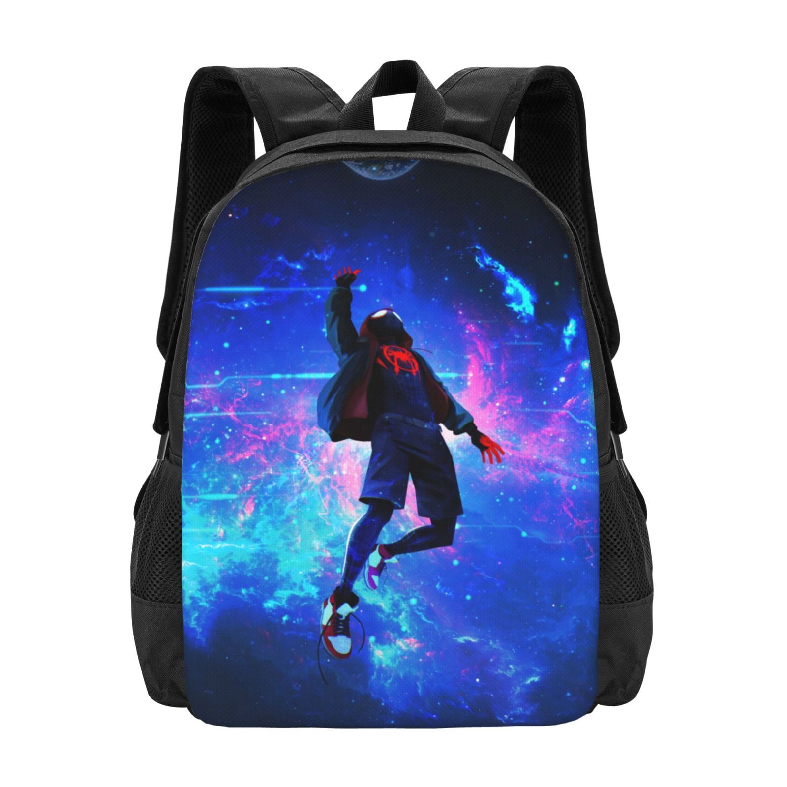 Cartoon Backpack Starry Sky Spider-Menfolk Adjustable Lightweight ...