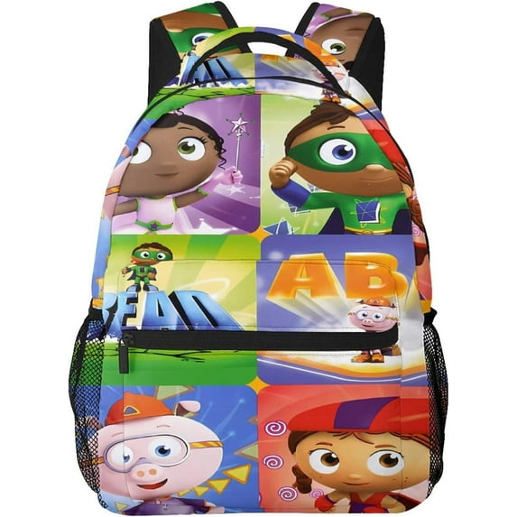 Cartoon Backpacks Super Anime Why! Adjustable Funny Laptop Backpack ...