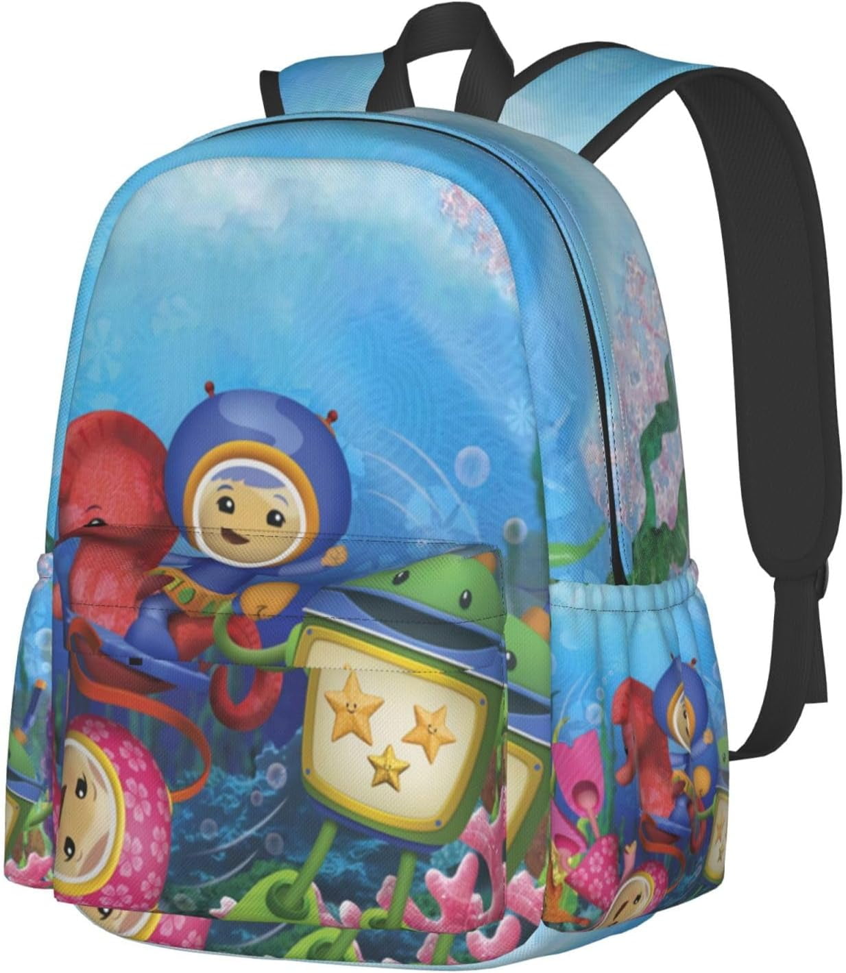 Cartoon Backpacks Team Anime Umizoomi Adjustable Funny Laptop Backpack ...