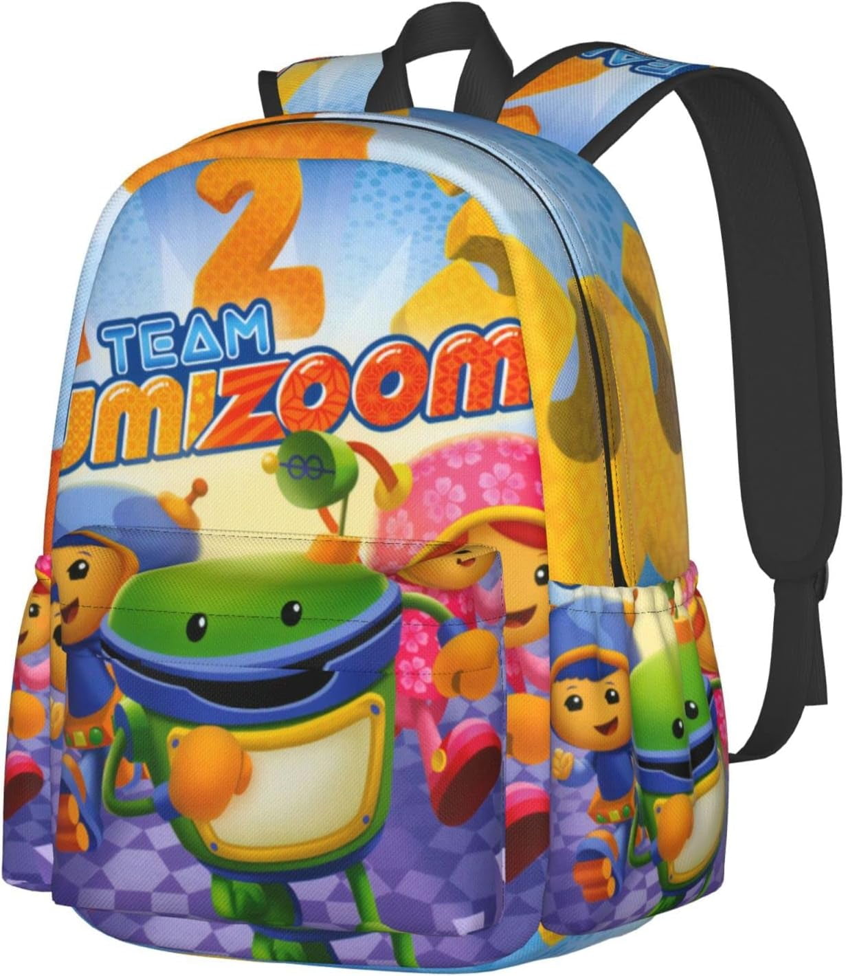 Cartoon Backpacks Team Anime Umizoomi Adjustable Funny Laptop Backpack ...