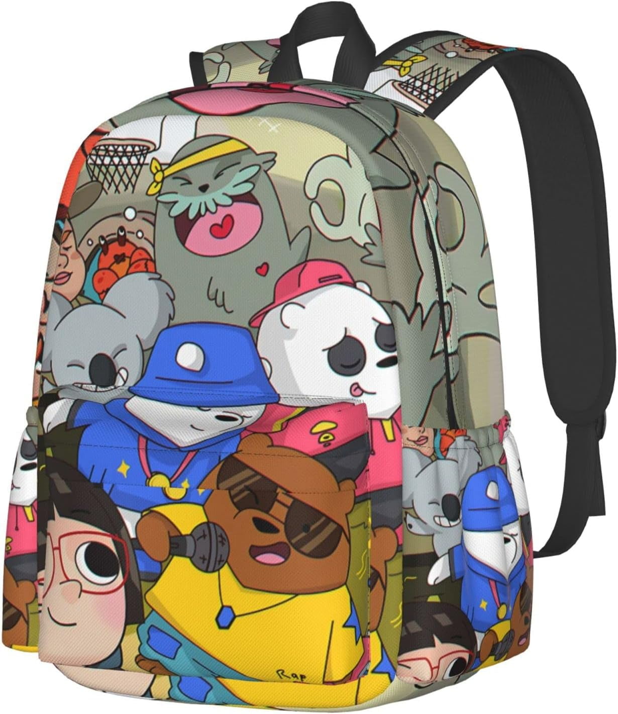 Cartoon Backpacks We Bare Anime Bears Adjustable Funny Laptop Backpack ...
