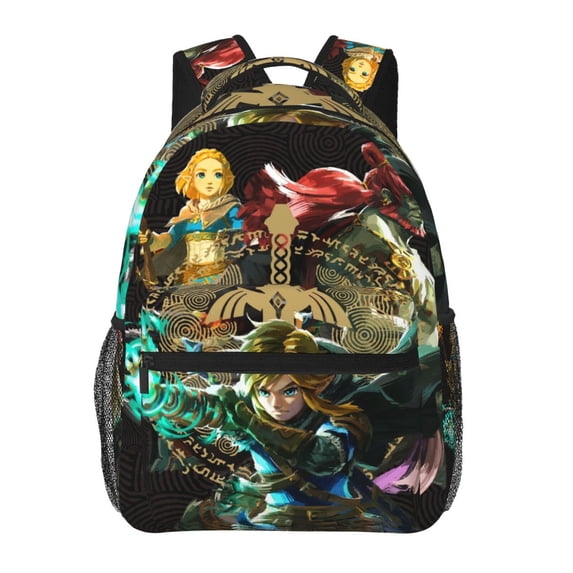 Cartoon Backpacks Zel-da Backpacks Large Capacity Travel Backpack Book ...