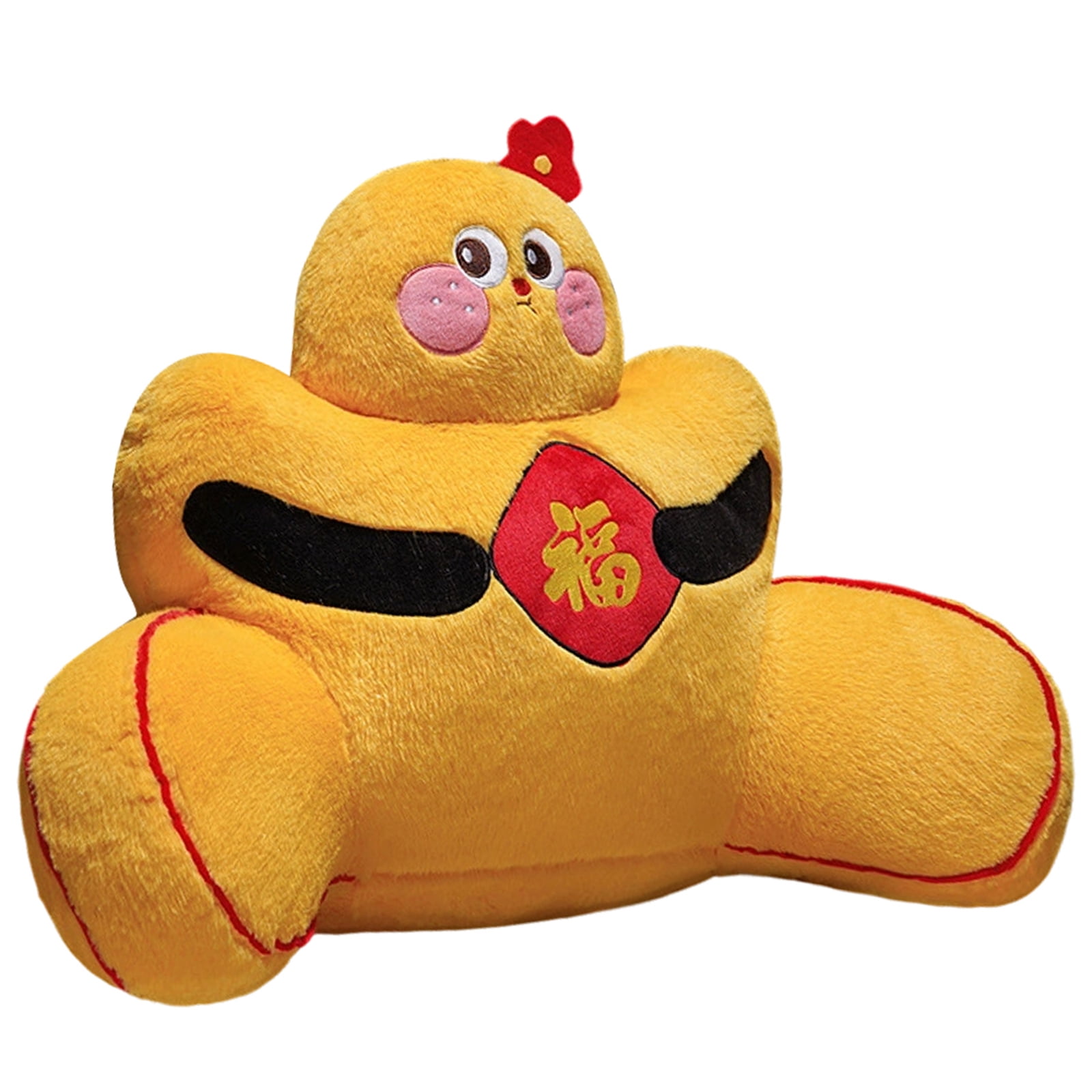 Cartoon Bag Shape Lumbar Support Pillow For Bed Sofa Backrest Reading ...
