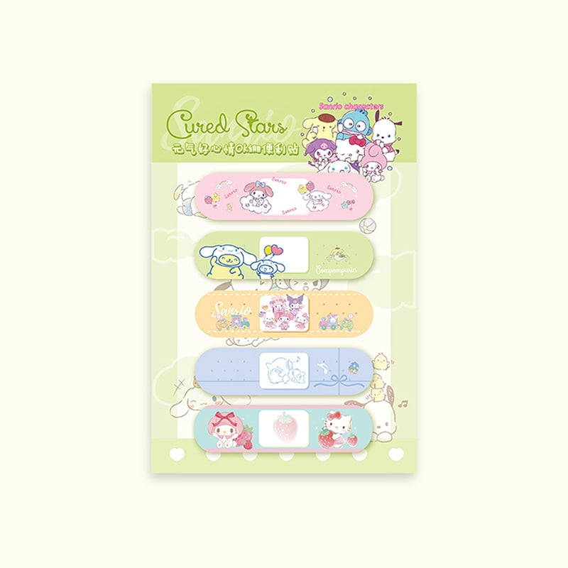 Cartoon Band Aid Shaped Sticky Note Kuromi Bandage Shaped Sticky Notes ...
