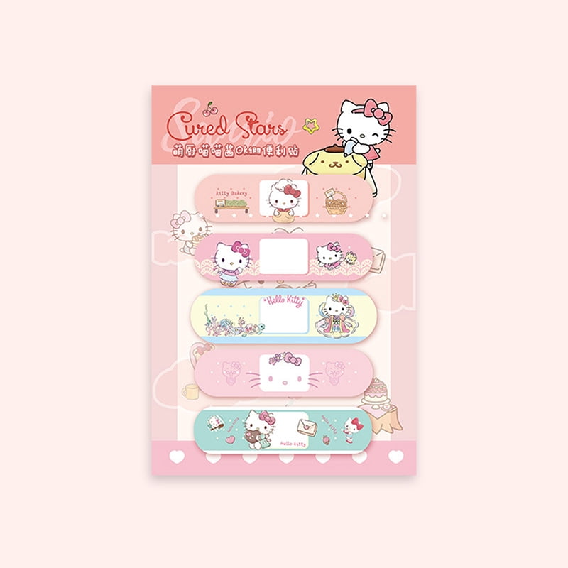 Cartoon Band Aid Shaped Sticky Note Kuromi Bandage Shaped Sticky Notes ...