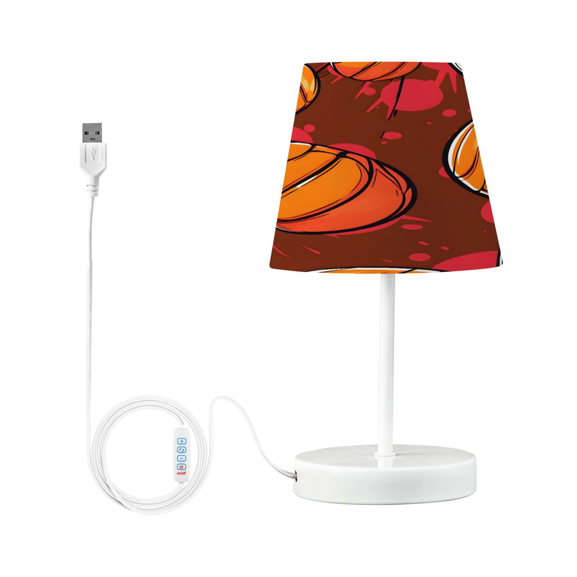 Cartoon Basketball Desk Lamp LED Table Nightstand Lamps with 3 Color ...