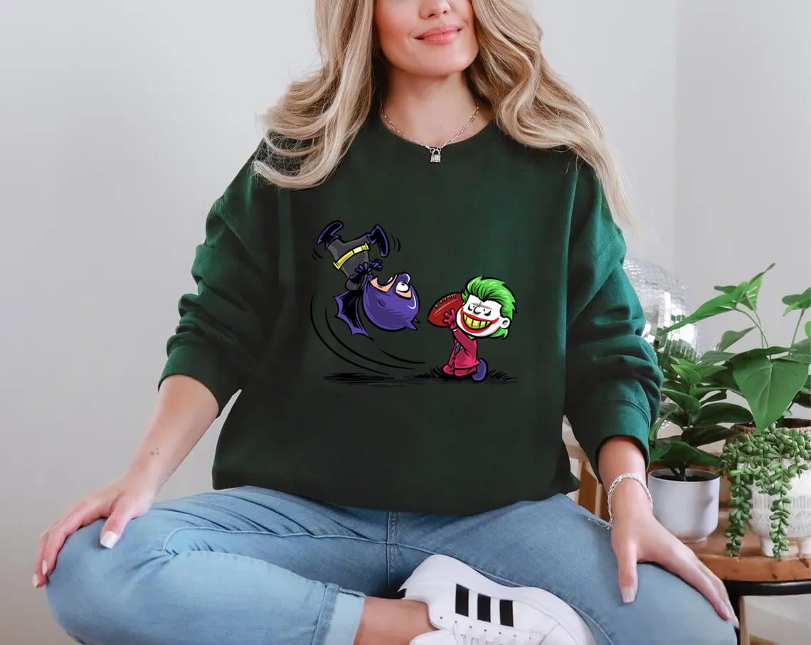 Cartoon Bat Character Sweatshirt Featuring Bat Charlie, for men & women ...