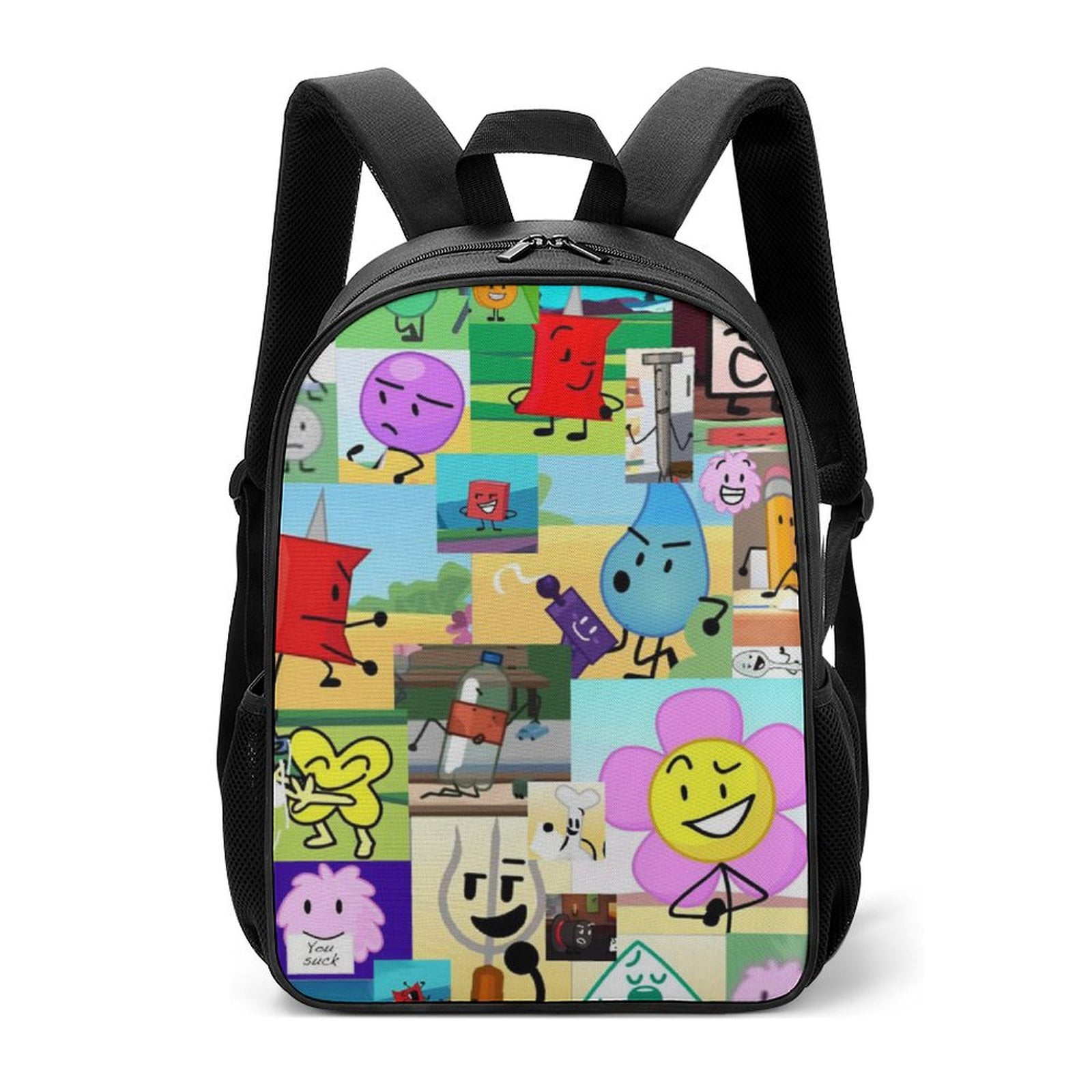 Cartoon Battle For Dream Island BFDI Backpack Daypack Multipurpose ...