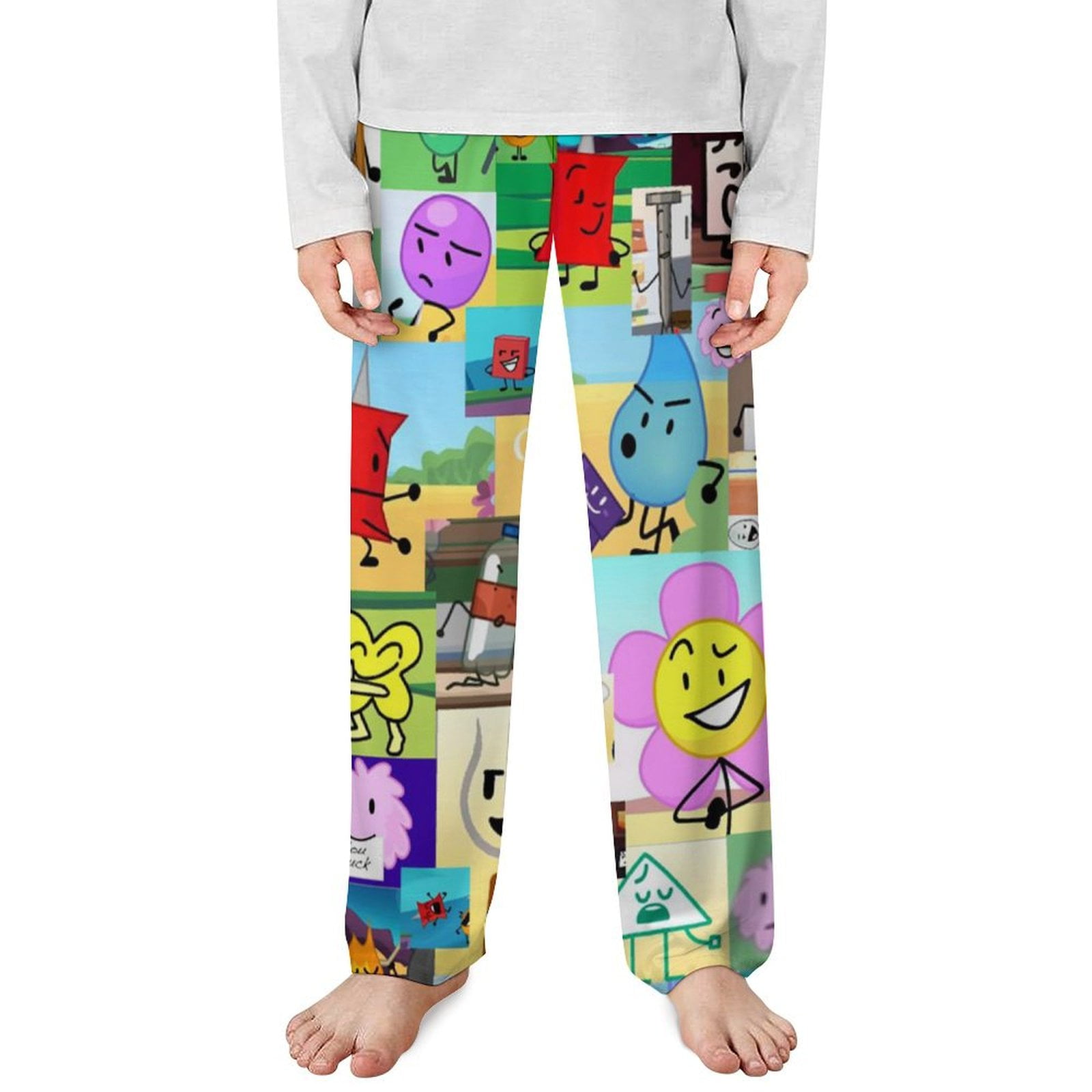 Cartoon Battle For Dream Island BFDI Children's Pajamas Cozy Lounge ...