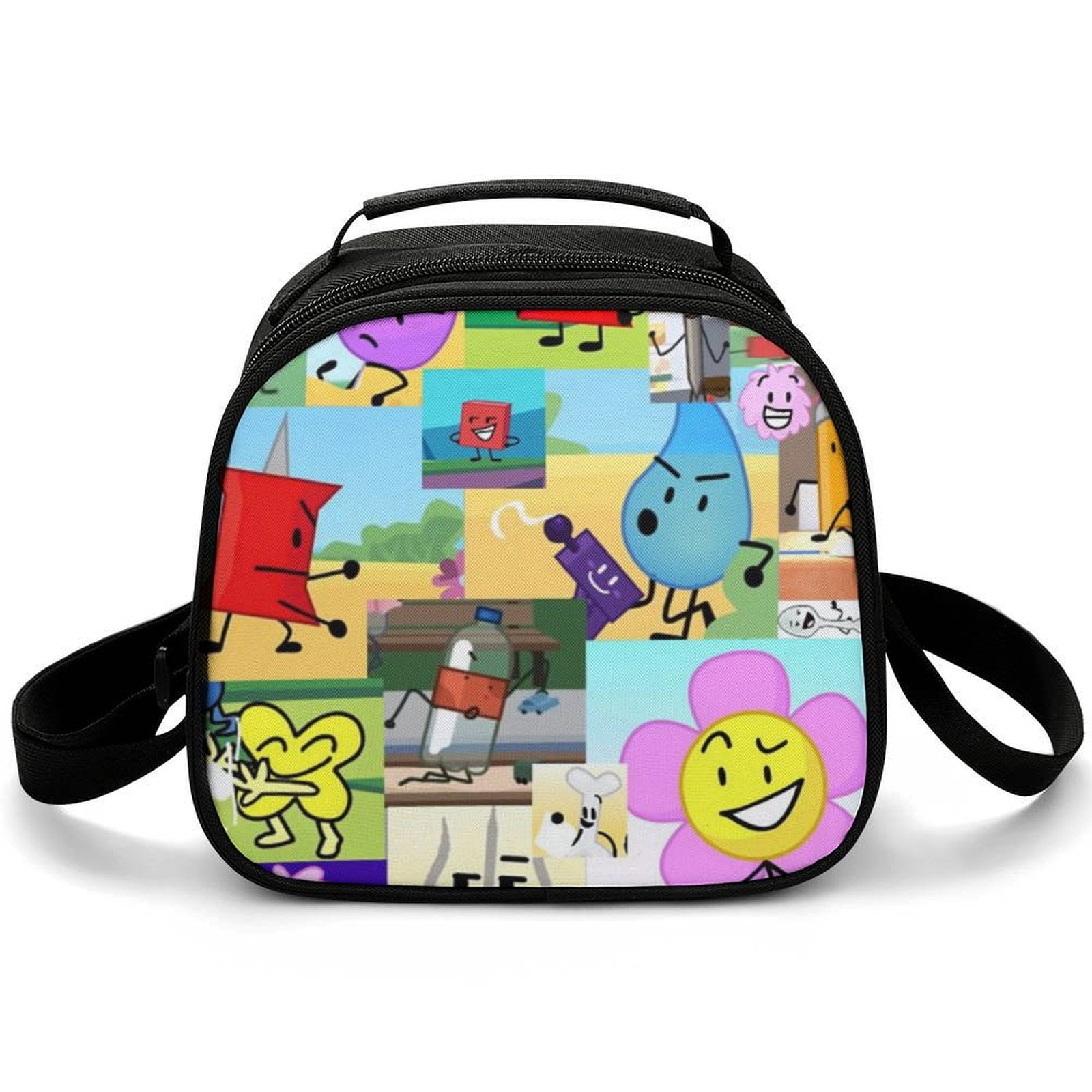 Cartoon Battle For Dream Island BFDI Insulated Lunch Bag Portable Lunch ...