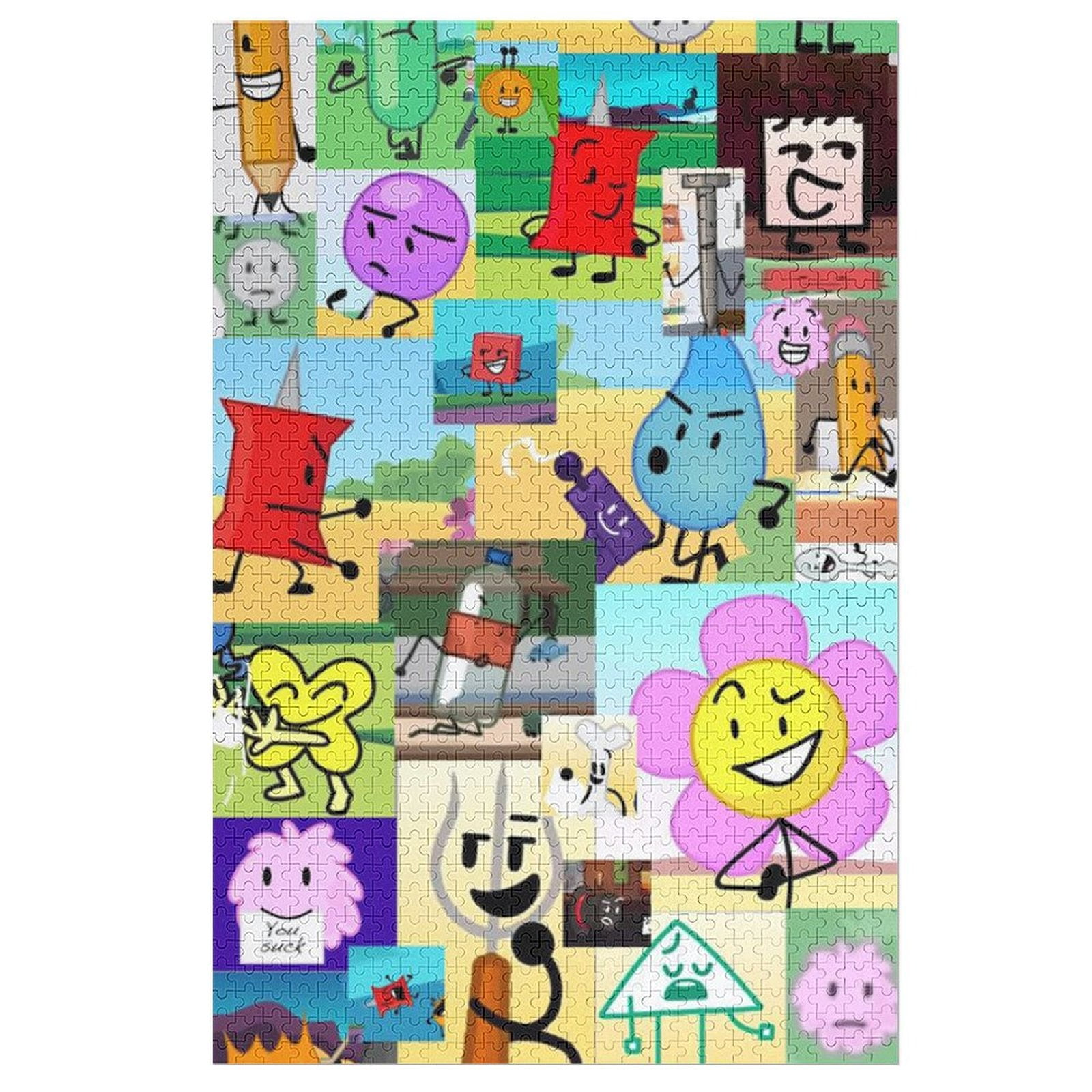 Cartoon Battle For Dream Island BFDI Jigsaw Puzzles Interlocking ...