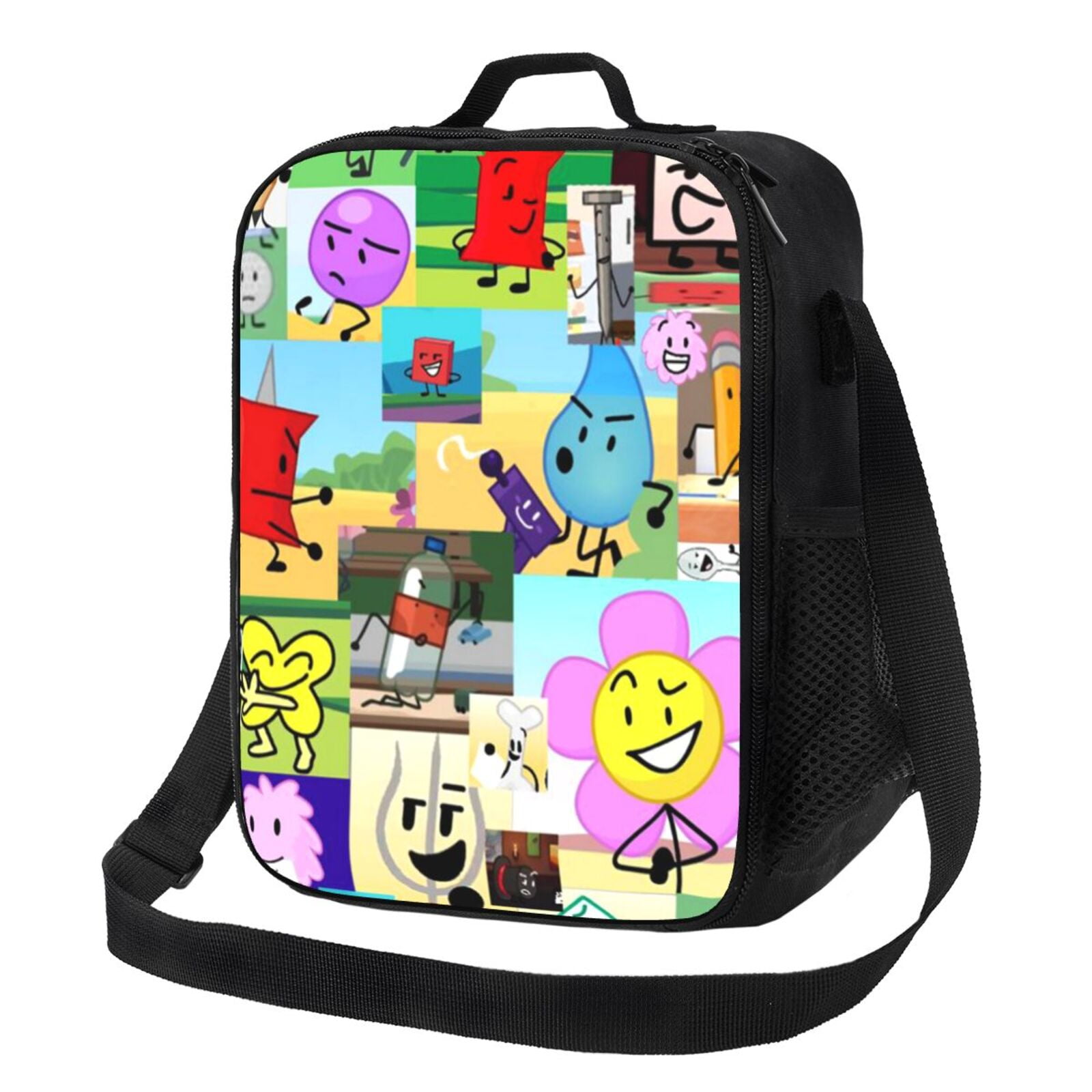 Cartoon Battle For Dream Island BFDI Portable Insulated Lunch Bag ...