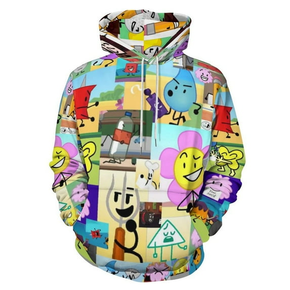 Cartoon Battle For Dream Island BFDI Unisex Sweatshirts Hoodies ...