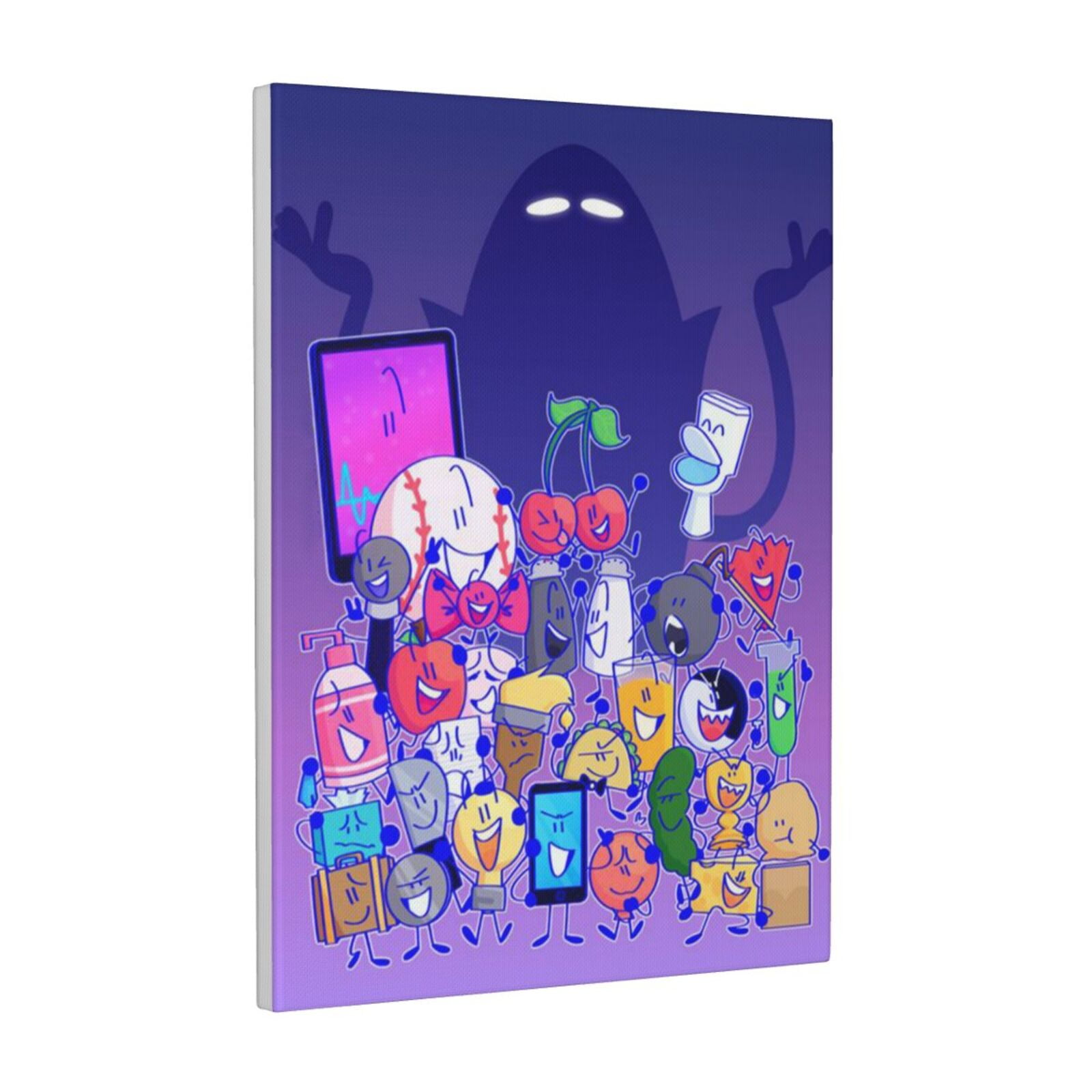 Cartoon Battle For Dream Island Canvas Decorative Picture Frame Wall ...