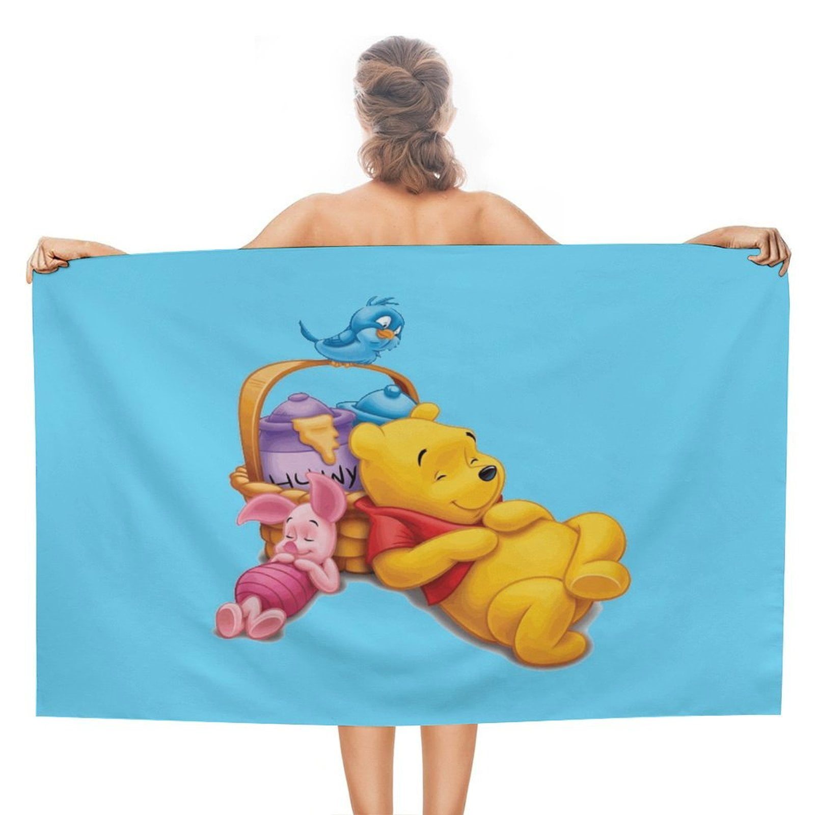 Cartoon Beach Towel Set-32*52 Winnie The Pooh Pool Towel - Walmart.com