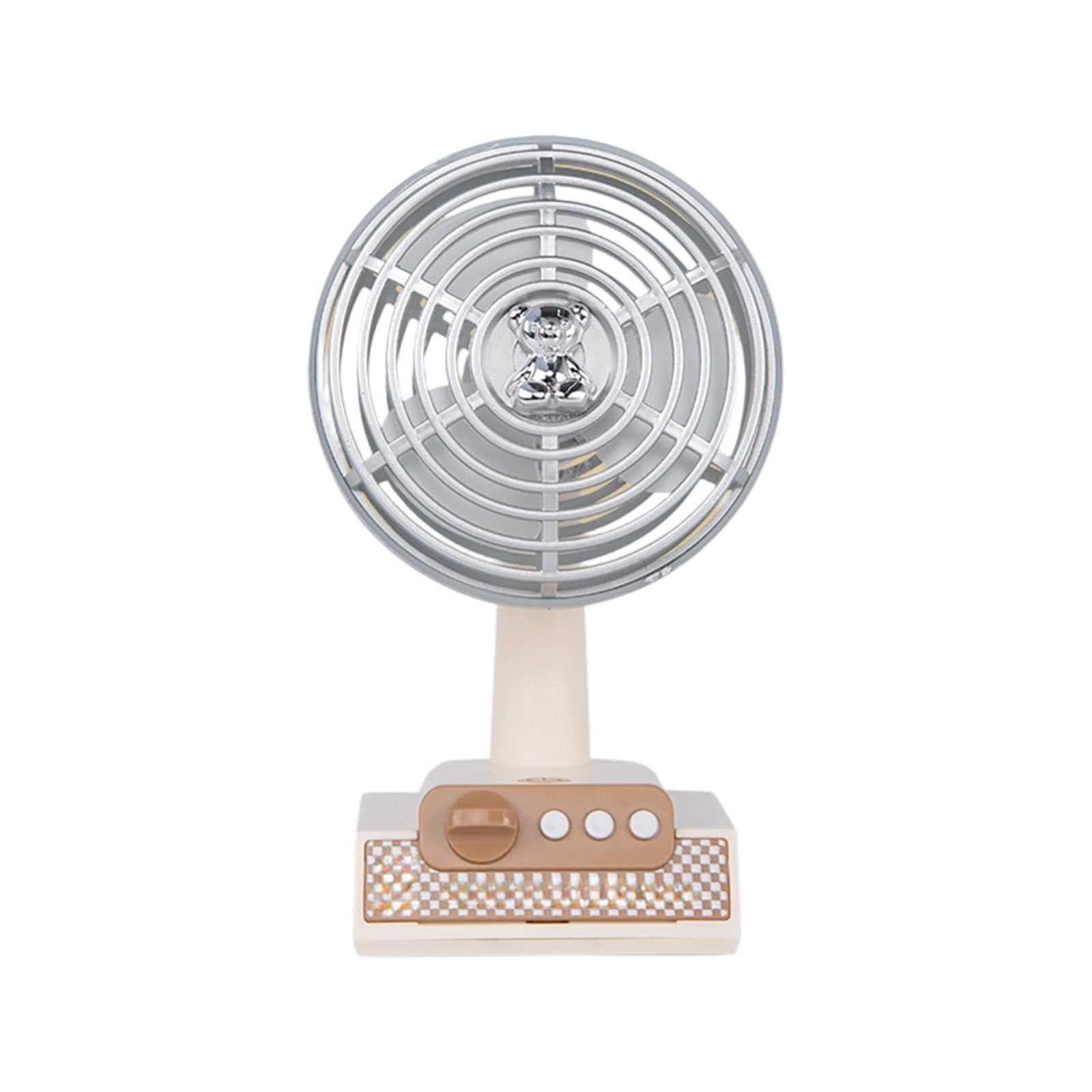 Cartoon Bear Desktop Fan, Summer Cooling Tool 3 Speed Silent Ventilator ...