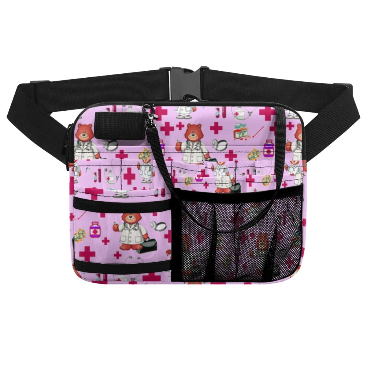 Cartoon Bear Doctor Care Veterinary Designer Belt Bag Portable ...