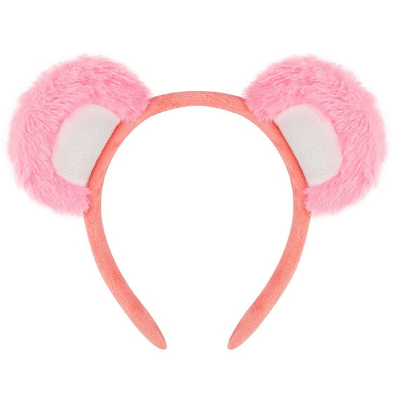 Cartoon Bear Ear Plush Headband Cosplay Costume Hairhoop Birthday Party ...