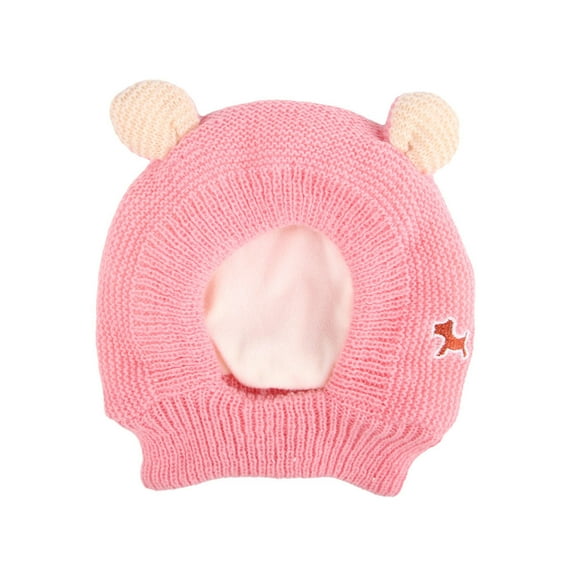 Cartoon Bear Ear Warm Knitted Hat for Dog Lovely Dog Hat Cats Costume ...