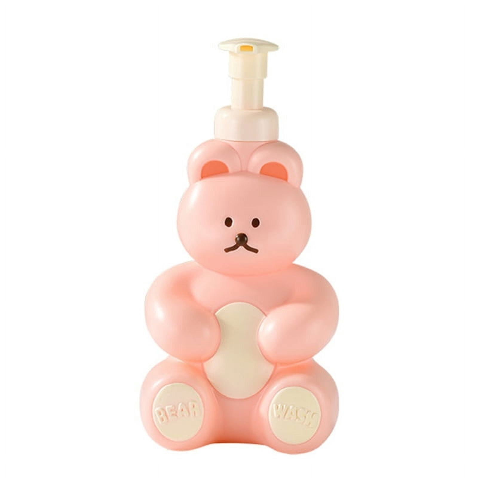 Cartoon Bear Foam Soap Dispenser 250ml Lotion Storage Container Shampoo ...