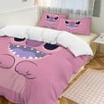 Cartoon Bedding 3 Piece Set Printing Duvet Cover And 2 Pillowcase ...