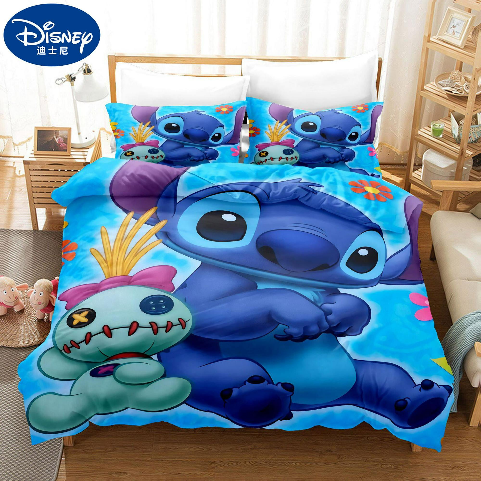 Cartoon Bedding Set with Pillowcases Fun Bedspread for Room Single ...