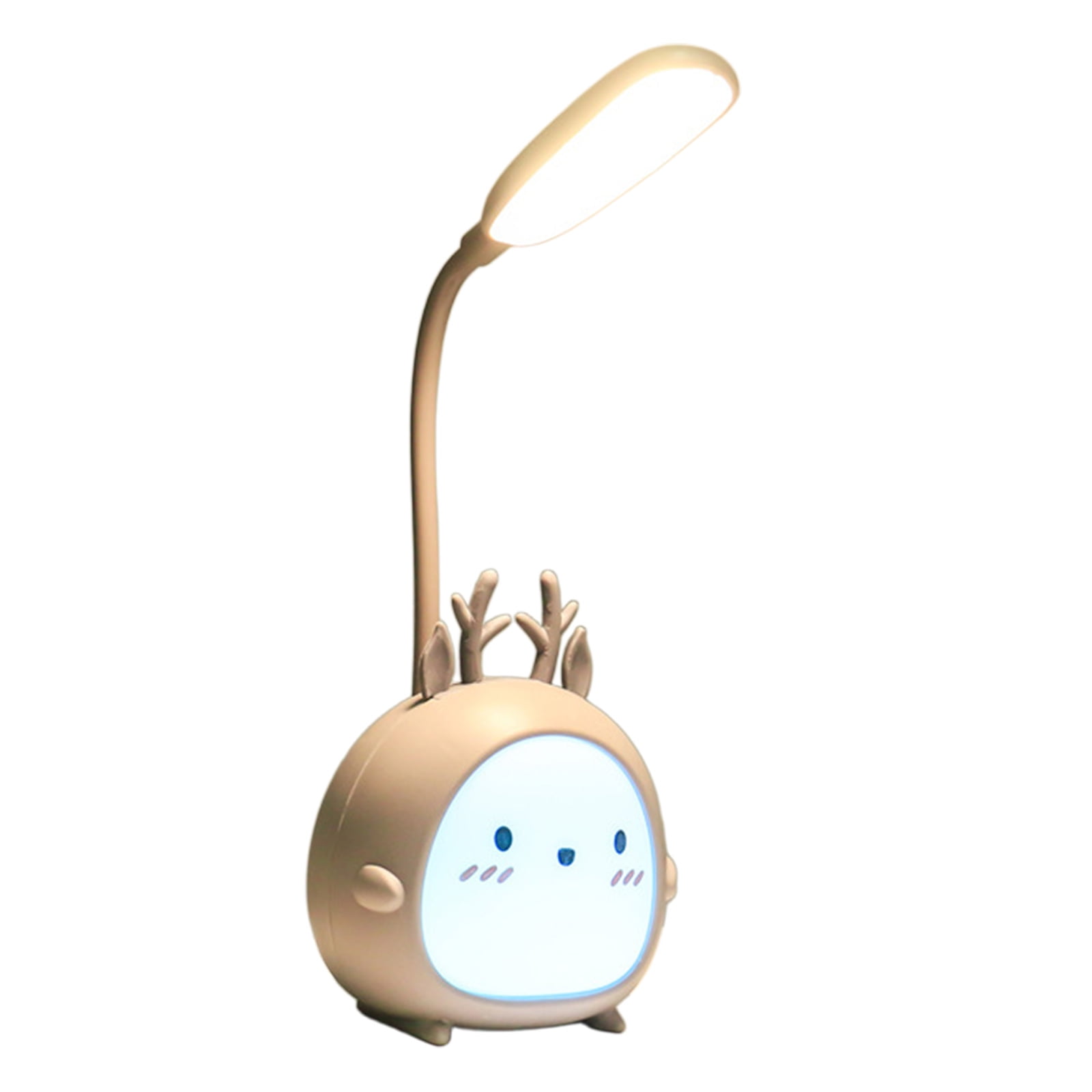Cartoon Bedside Lamp USB Rechargeable Dimmable Study Table lamps ...