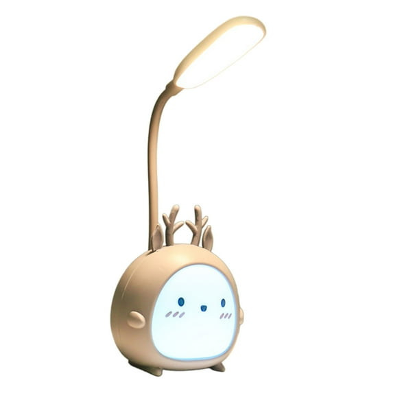Cartoon Bedside Lamp USB Rechargeable Dimmable Study Table lamps ...