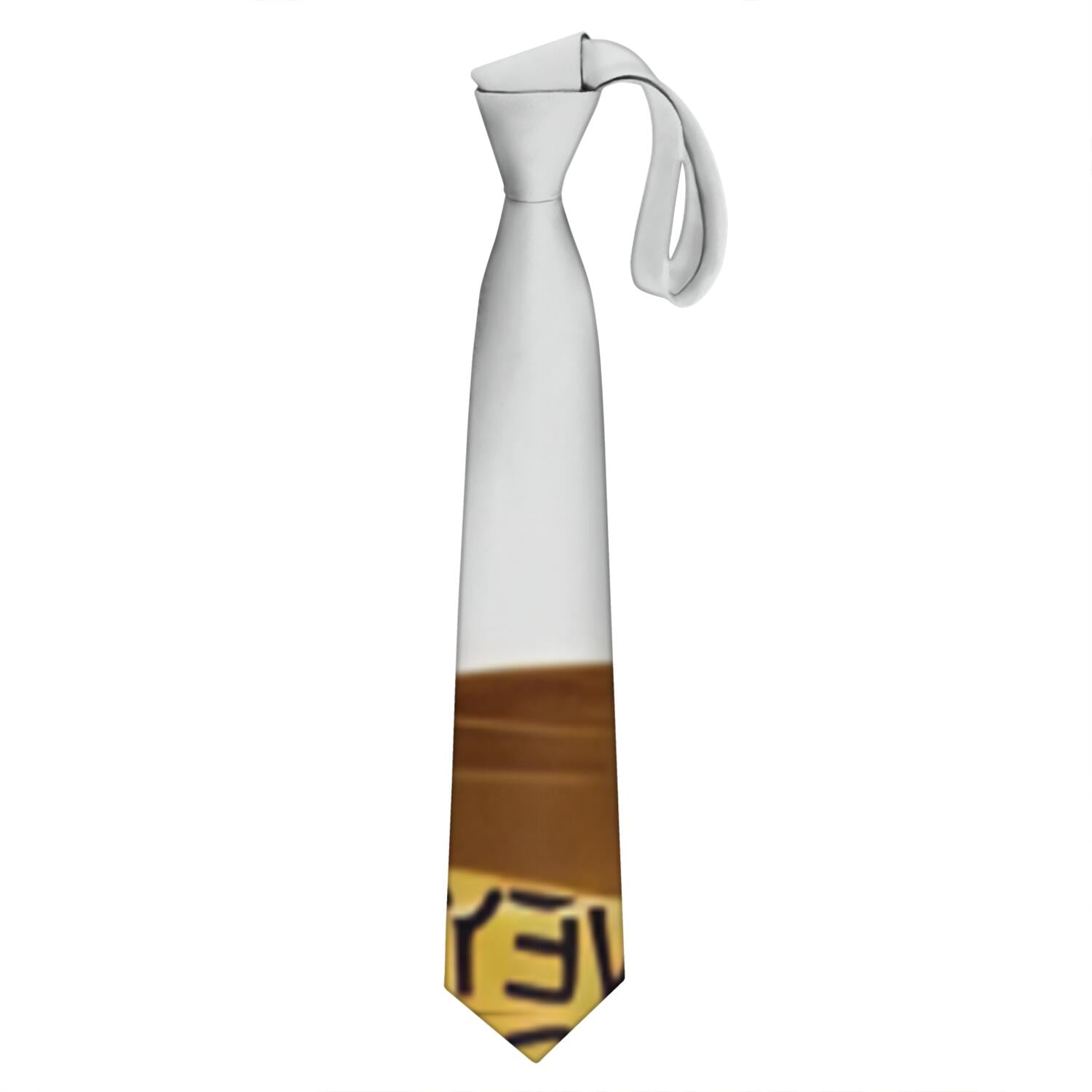 Cartoon Bee Design Men's Tie - Classic Satin Wedding & Prom Necktie ...