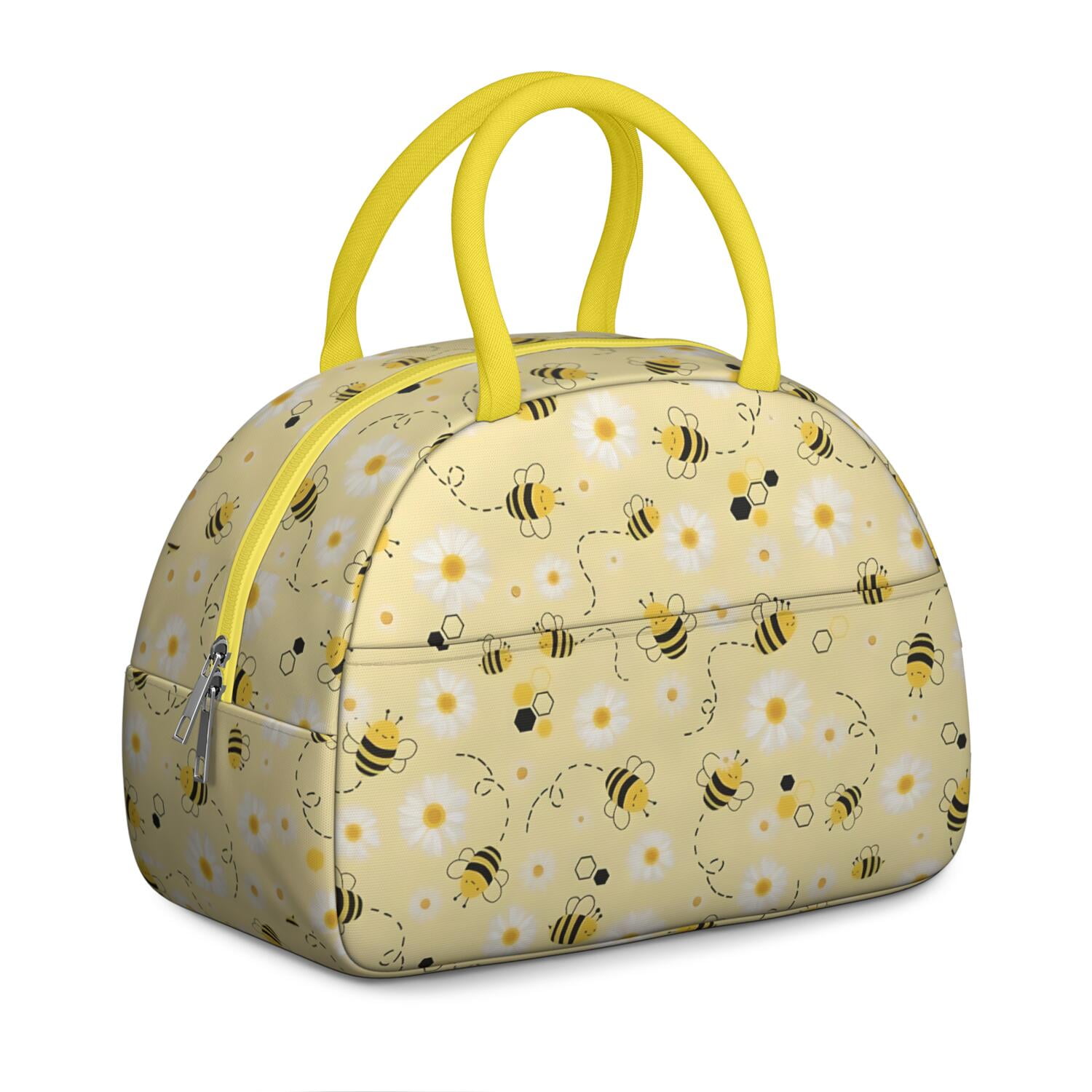 Cartoon Bee Lunch Bag – Bumble Bee and Honeycomb Design, Cute Gift for ...