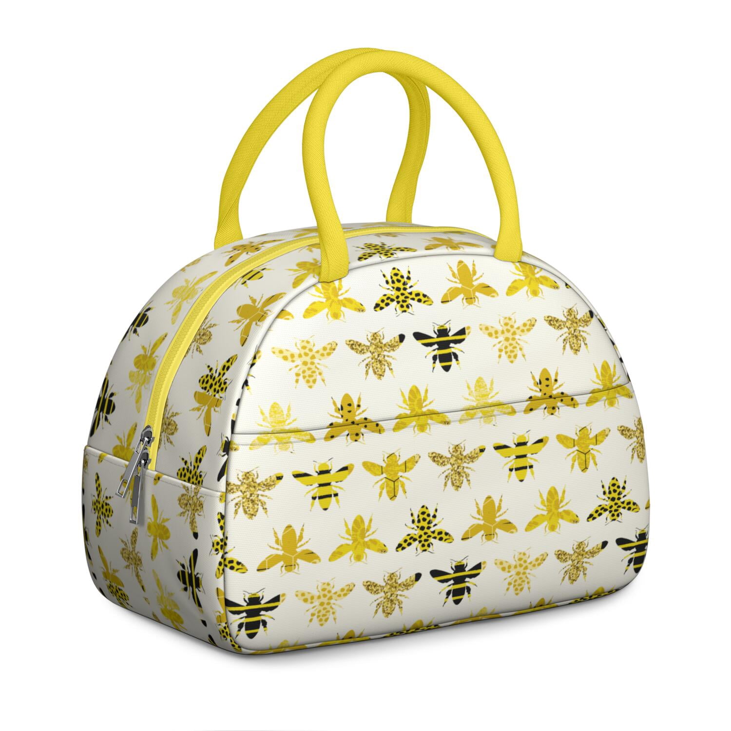Cartoon Bee Lunch Bag – Bumble Bee and Honeycomb Design, Cute Gift for ...